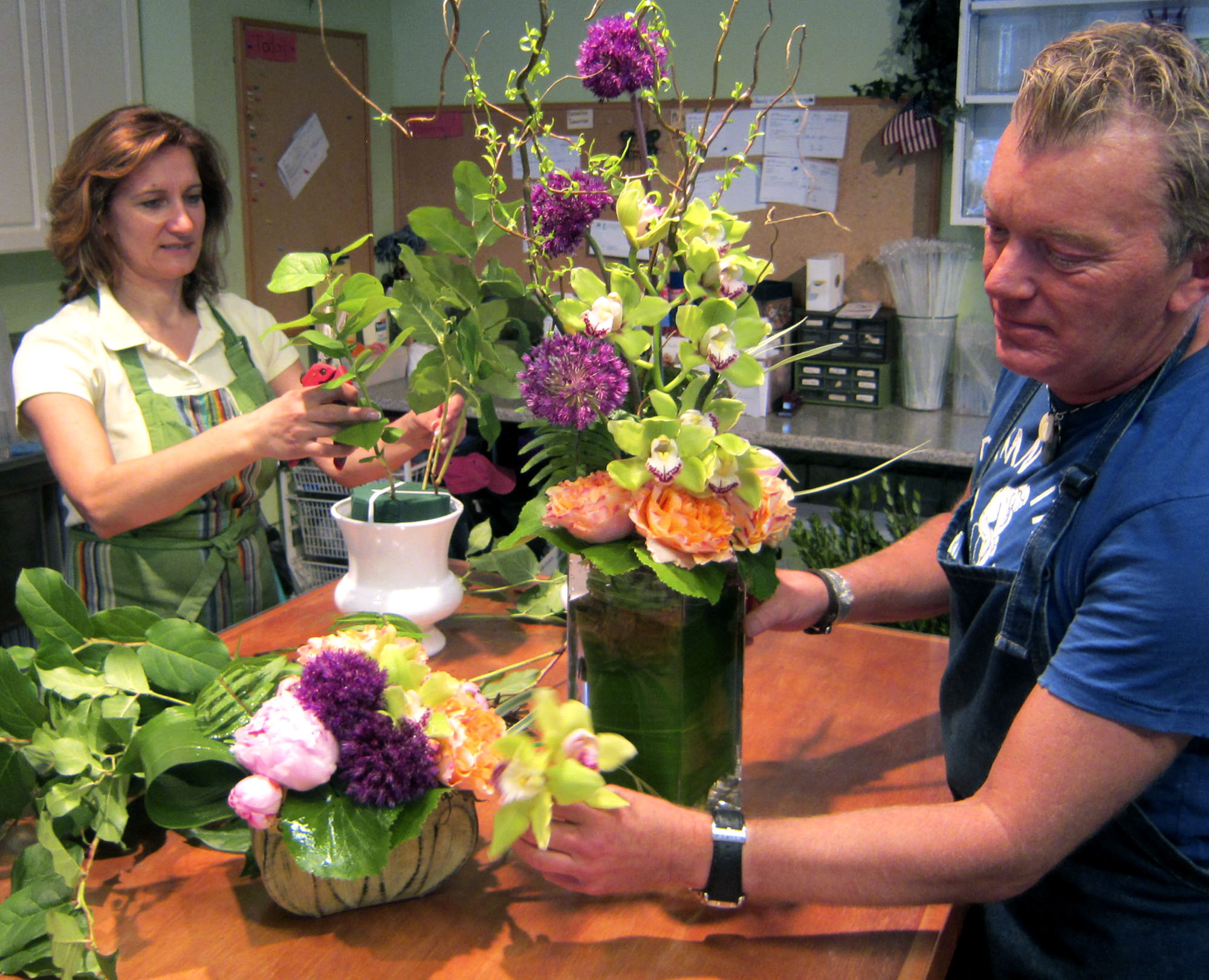 Ruth Chase Flowers plants roots on Church Street