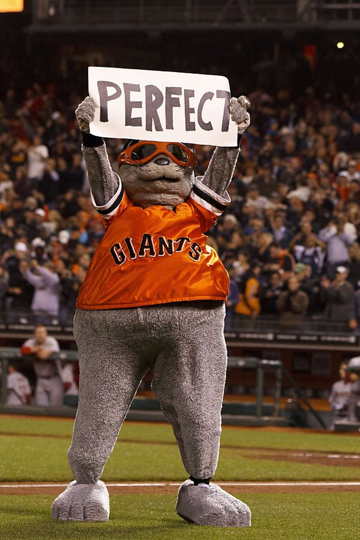 Cain throws perfect game for Giants