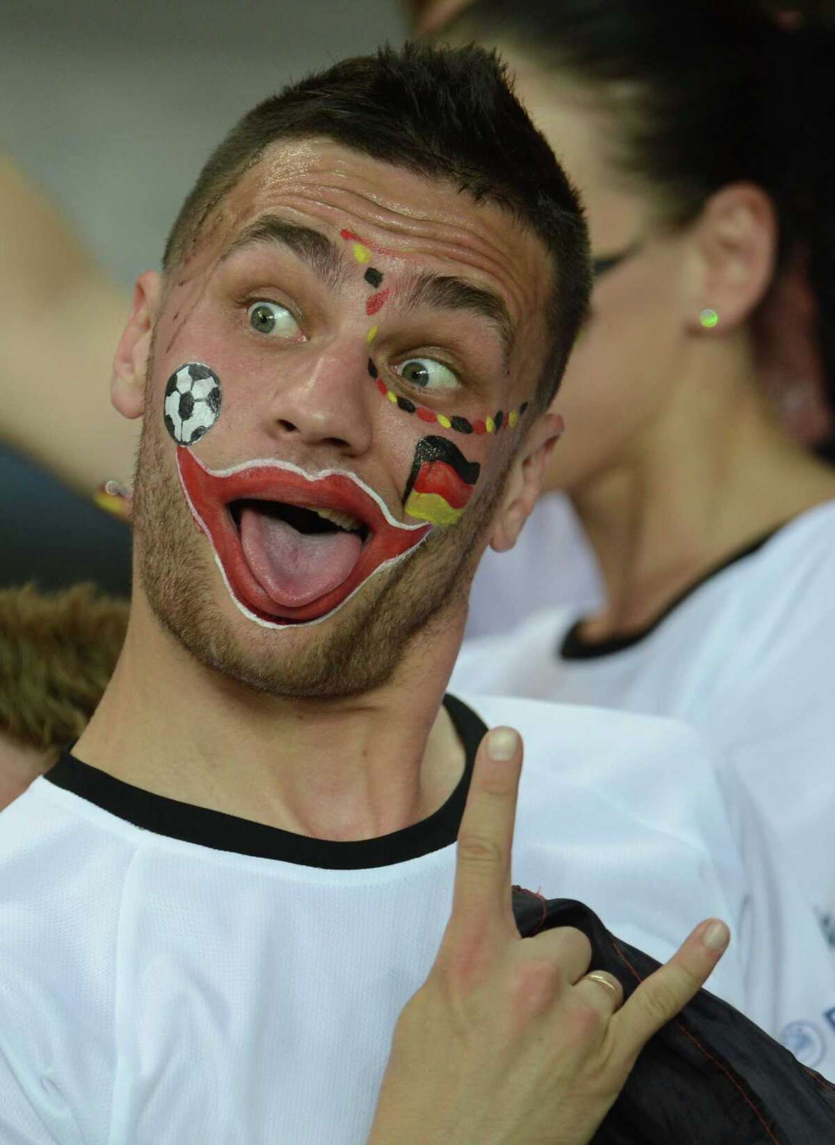 Faces of European soccer fans