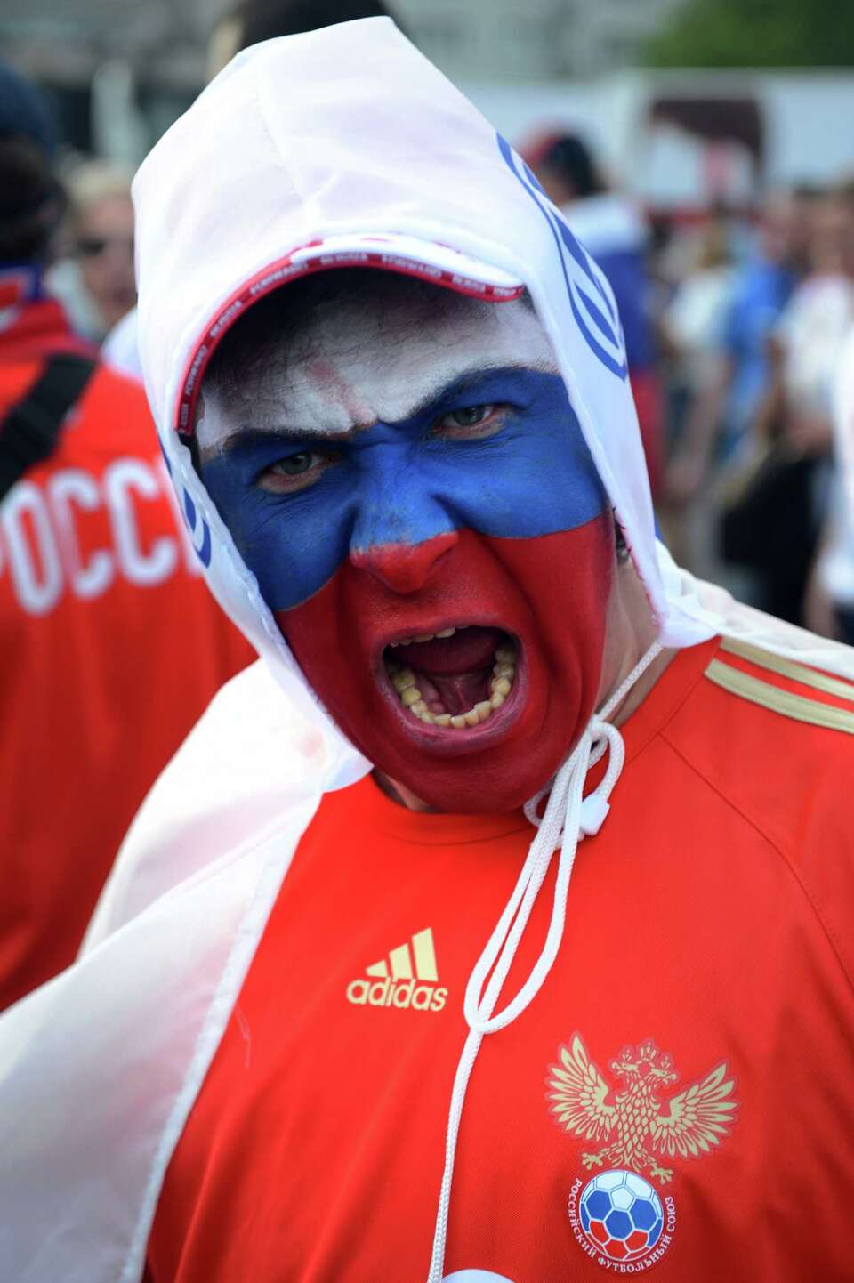 Faces of European soccer fans