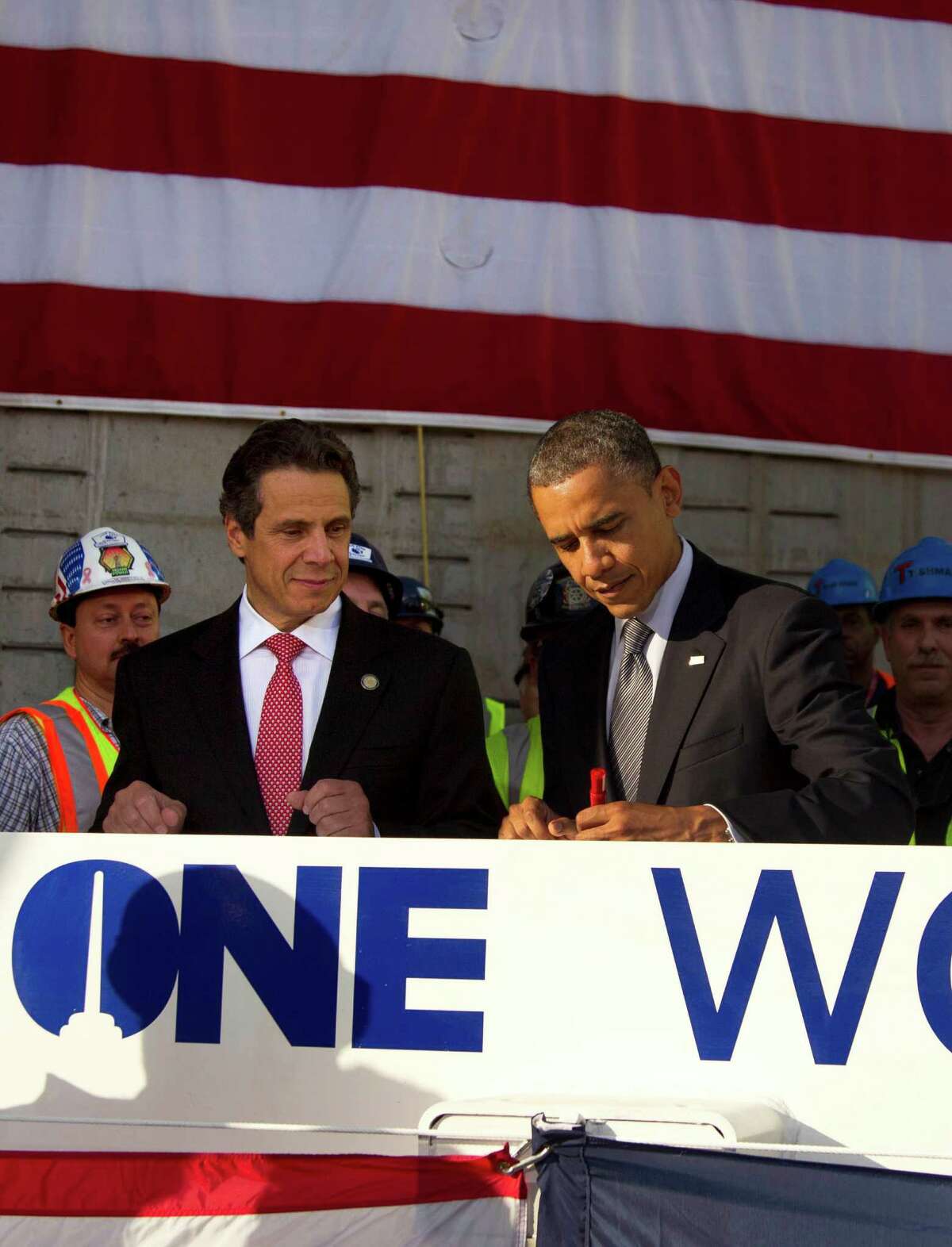 Obama at World Trade Center site