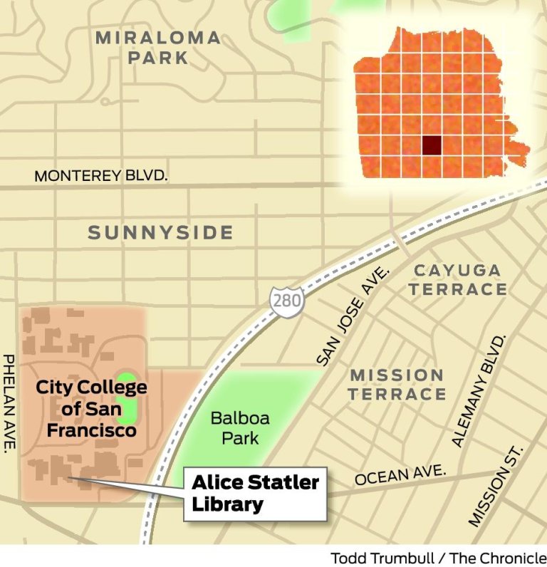 Square 38: Alice Statler Library and CCSF