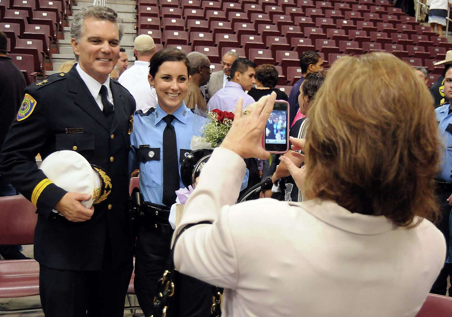 For many of Houston PD's newest cadets, policework is a family affair