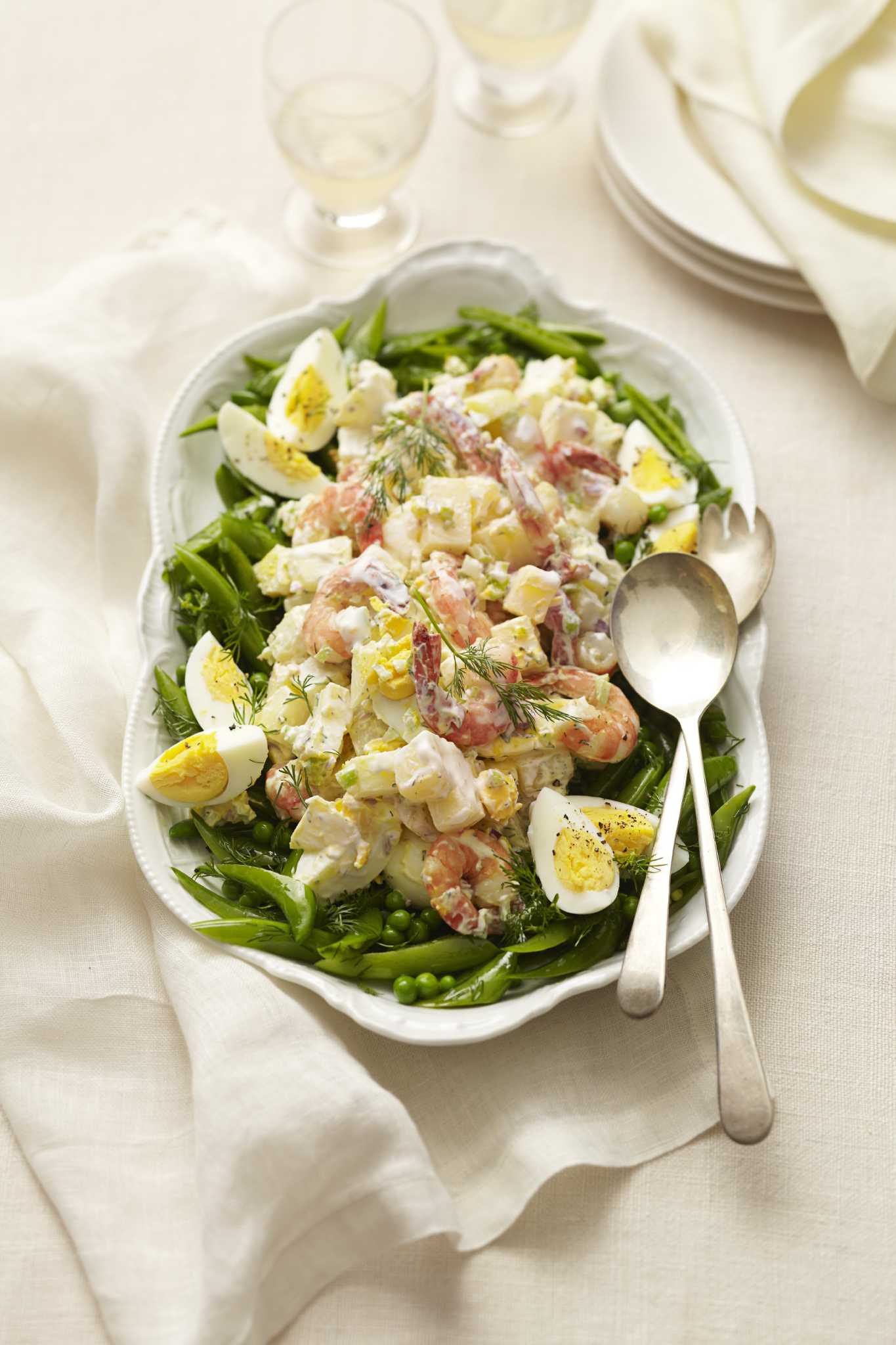 Recipe: Shrimp Salad with Spring Pea Mix