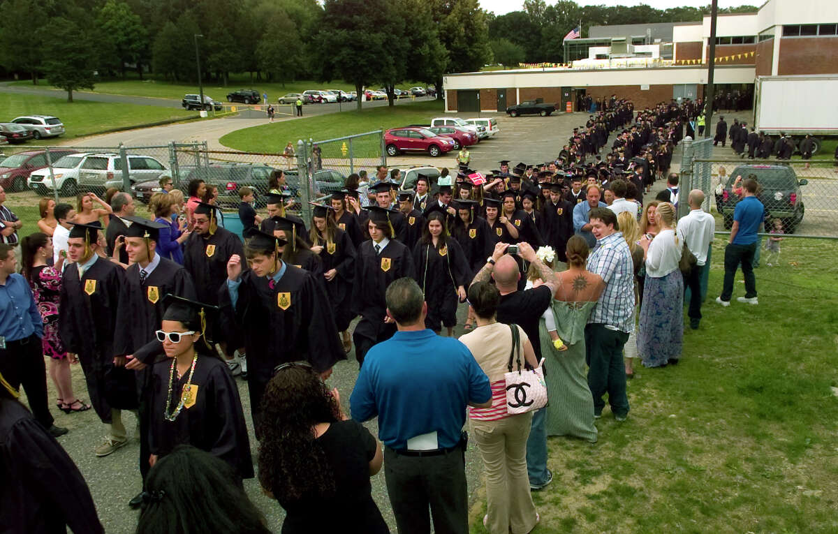 Trumbull High School graduation