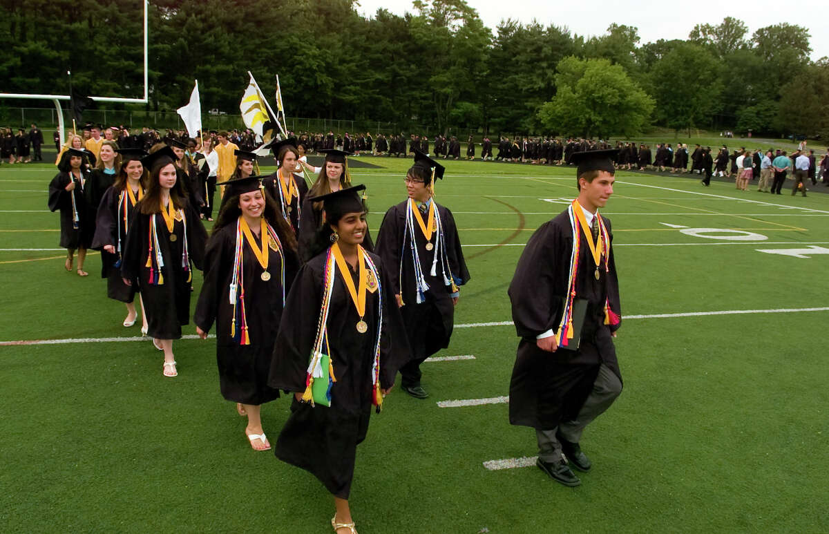 Trumbull High School graduation