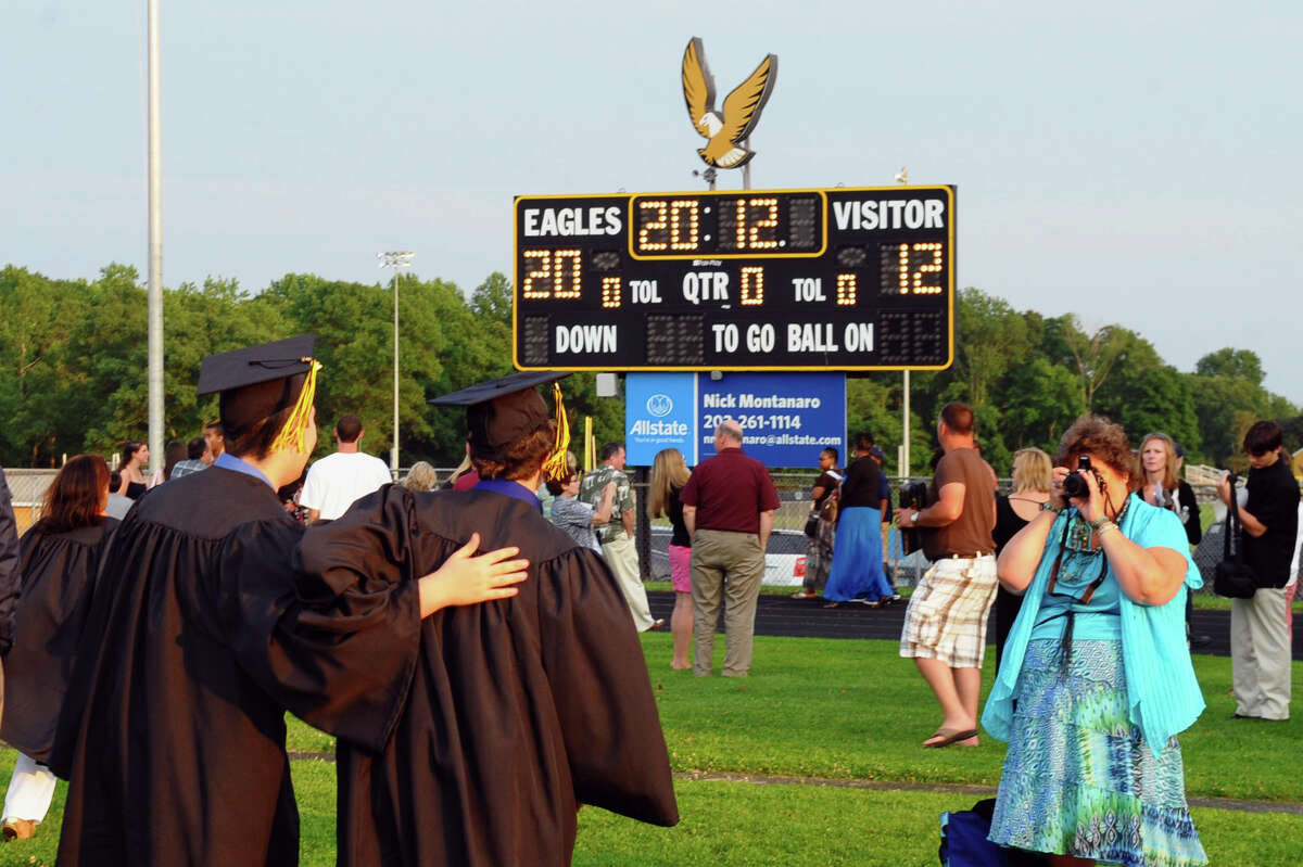 Trumbull High School graduation