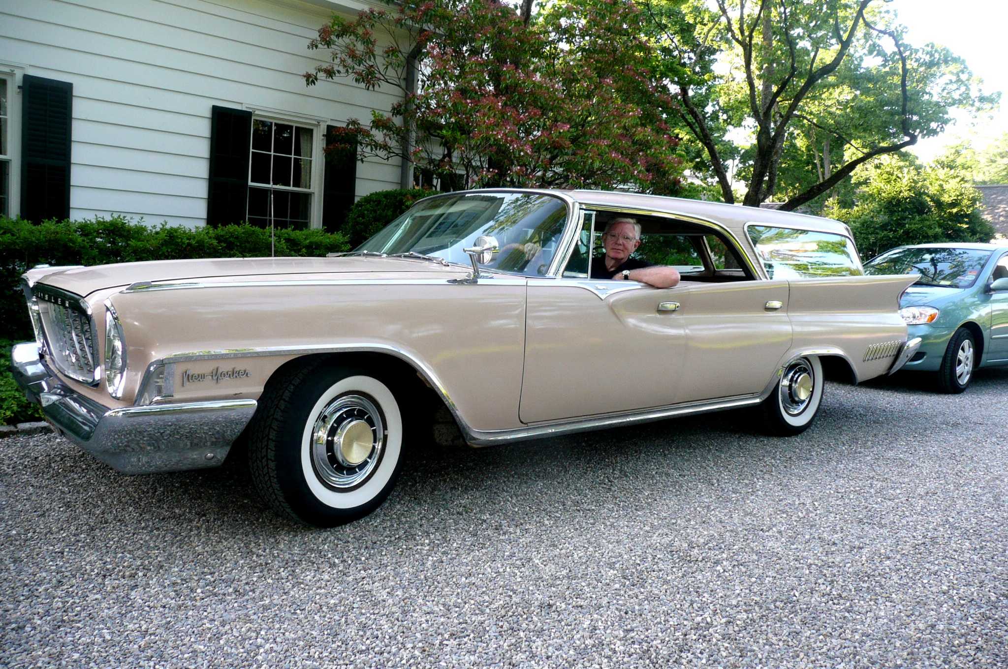 On stone walls for privacy, Monet and classic cars