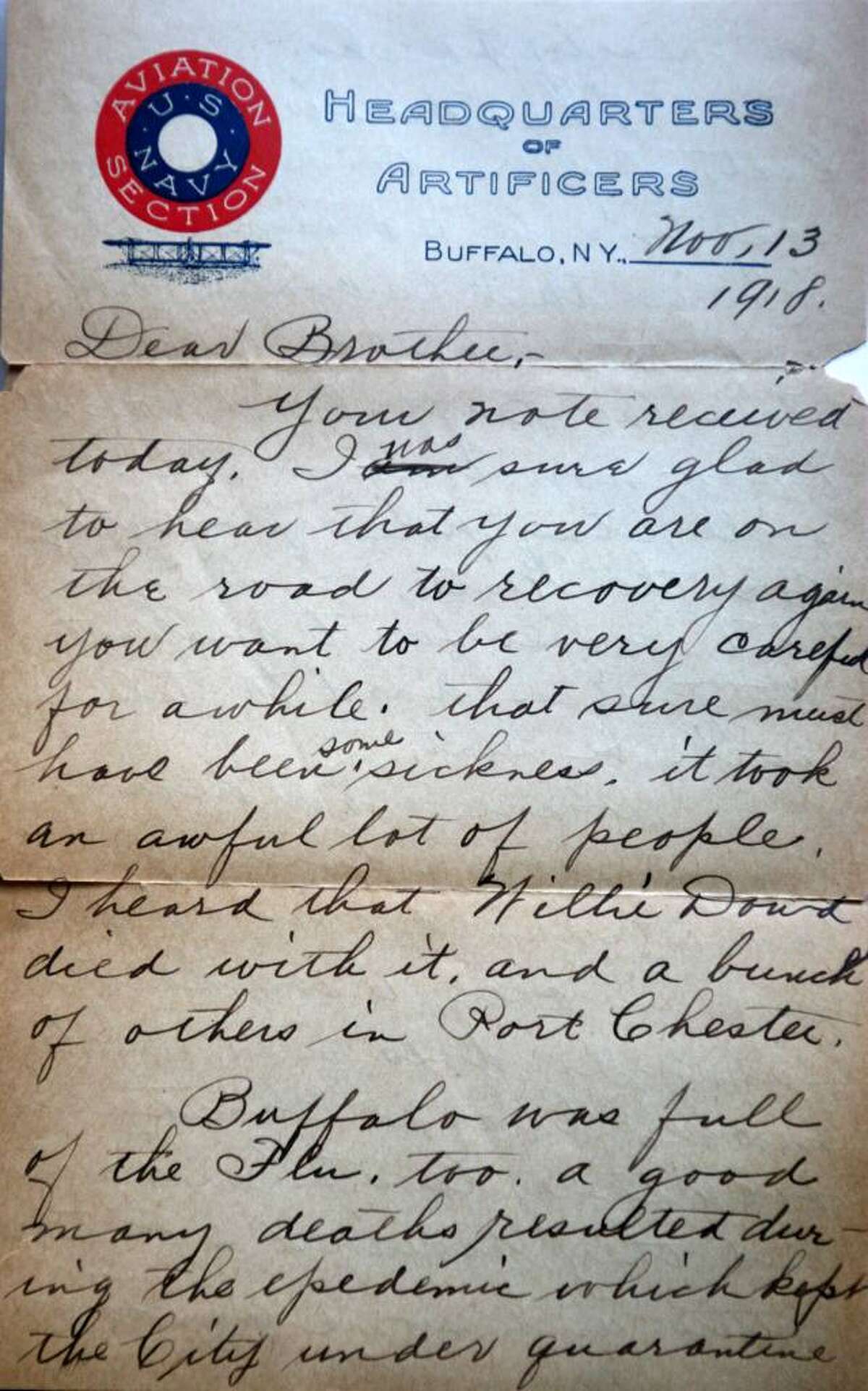 Early 20th-century letters, postcards found in historic home