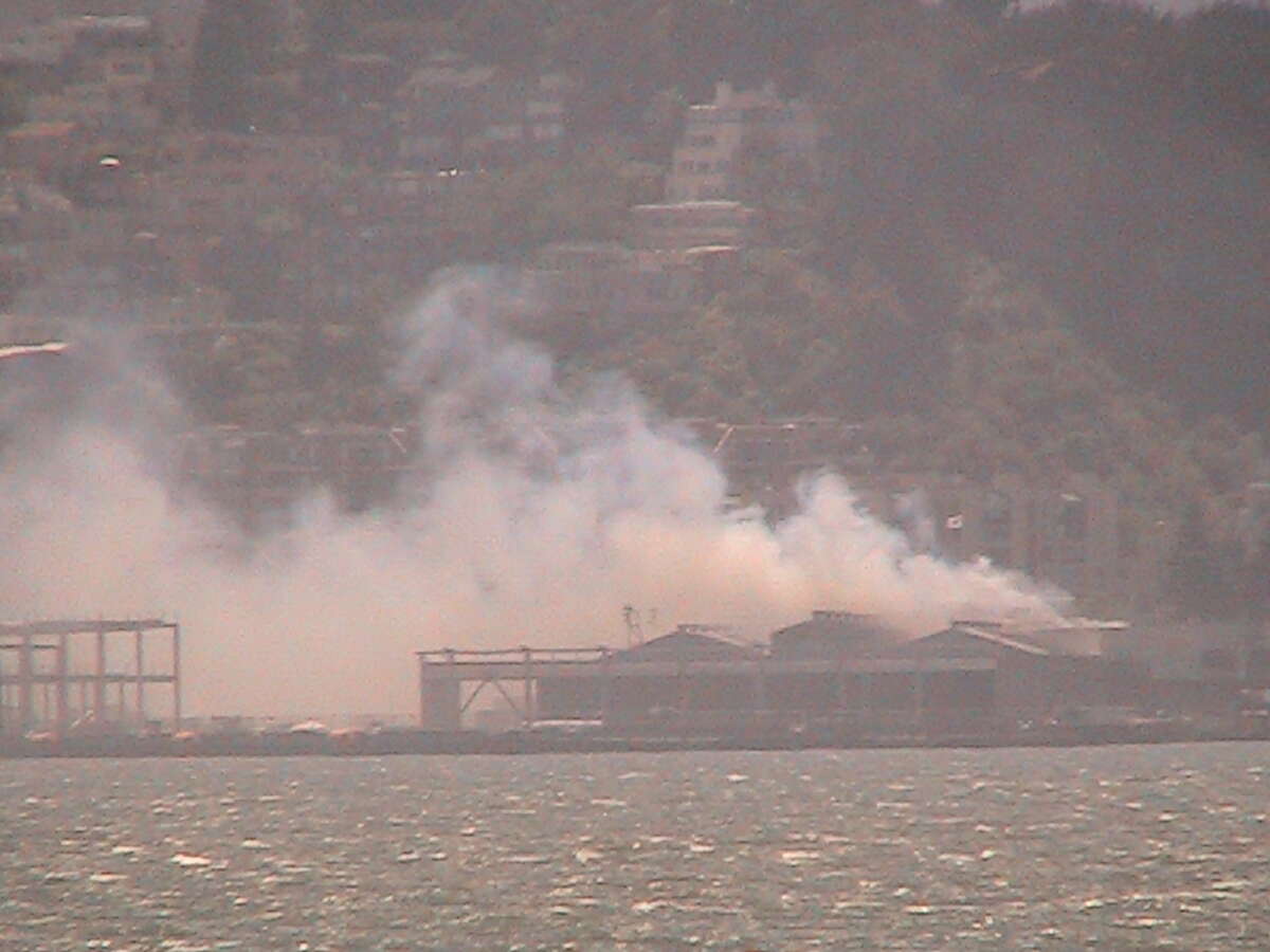 Blaze damages SF Pier 29, central to America's Cup