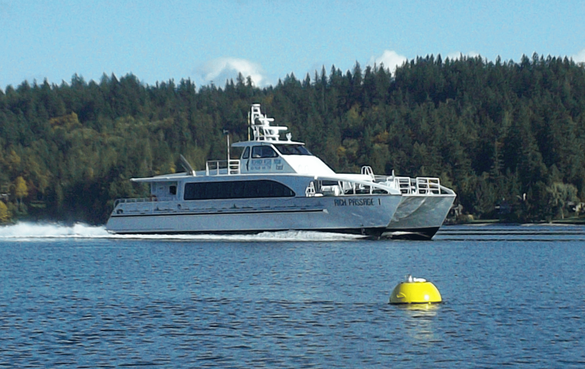 Foot-ferry returns on Bremerton-Seattle run