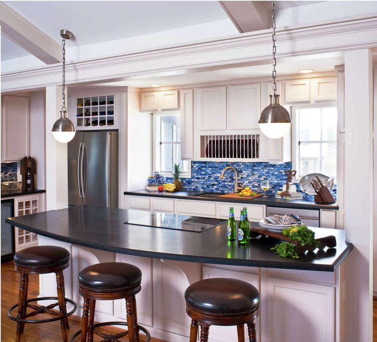 Create a kitchen with an easy coastal vibe
