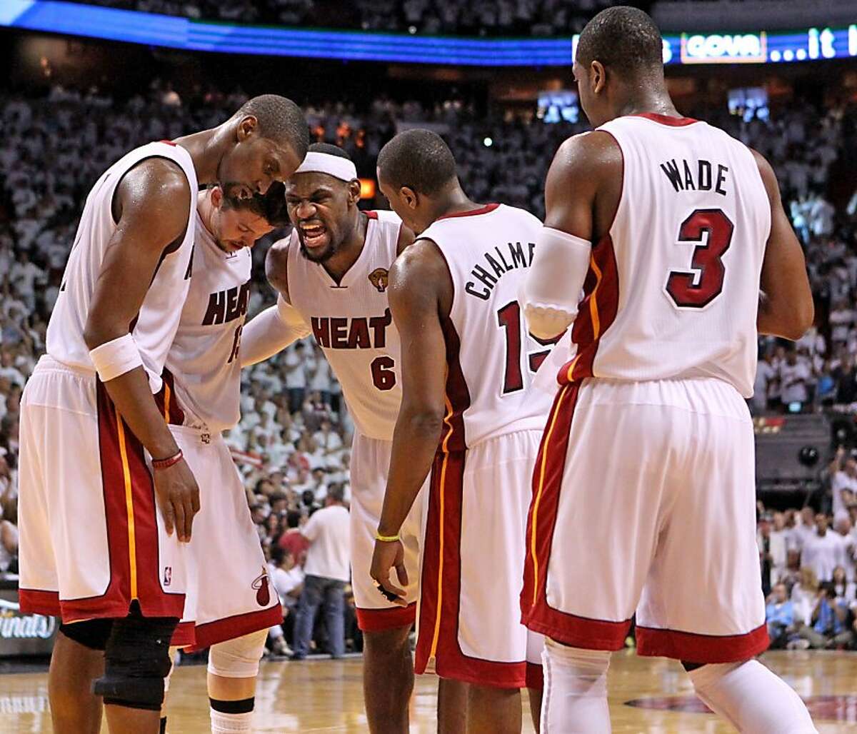 LeBron James carries the look of a champion