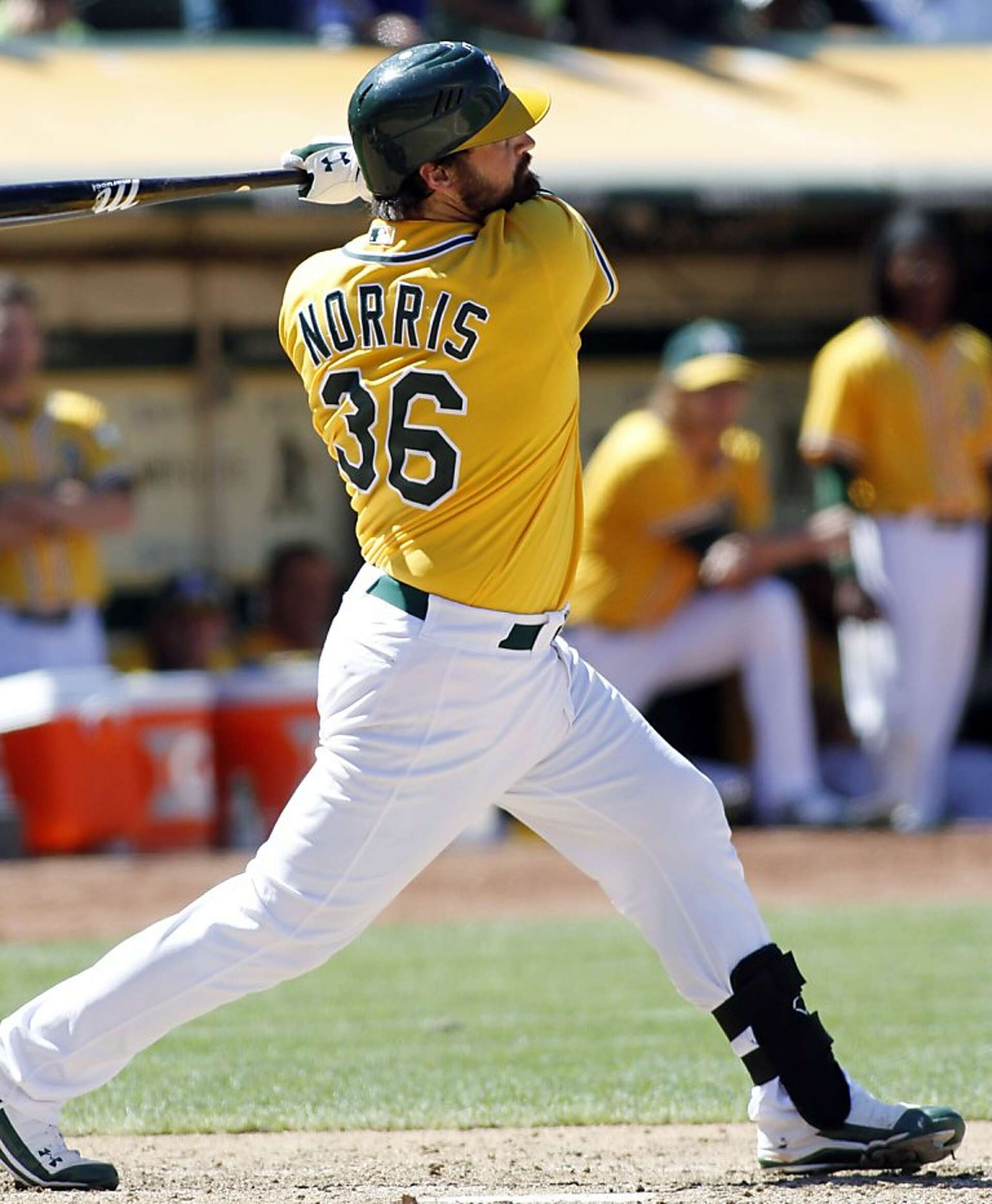 A's rookie Norris beats Giants 4-2 with 1st homer