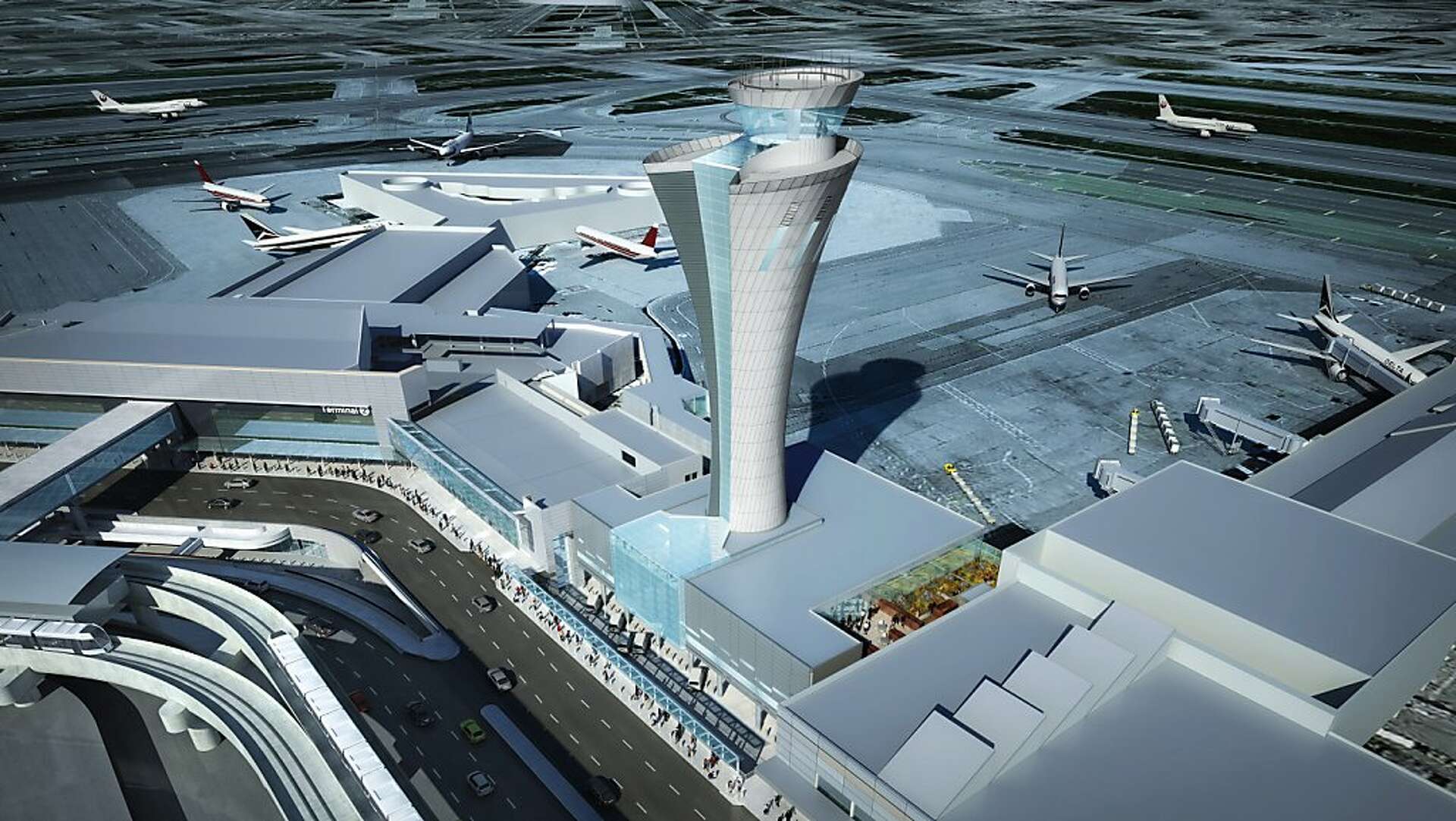 New SFO control tower will have a torch-like air