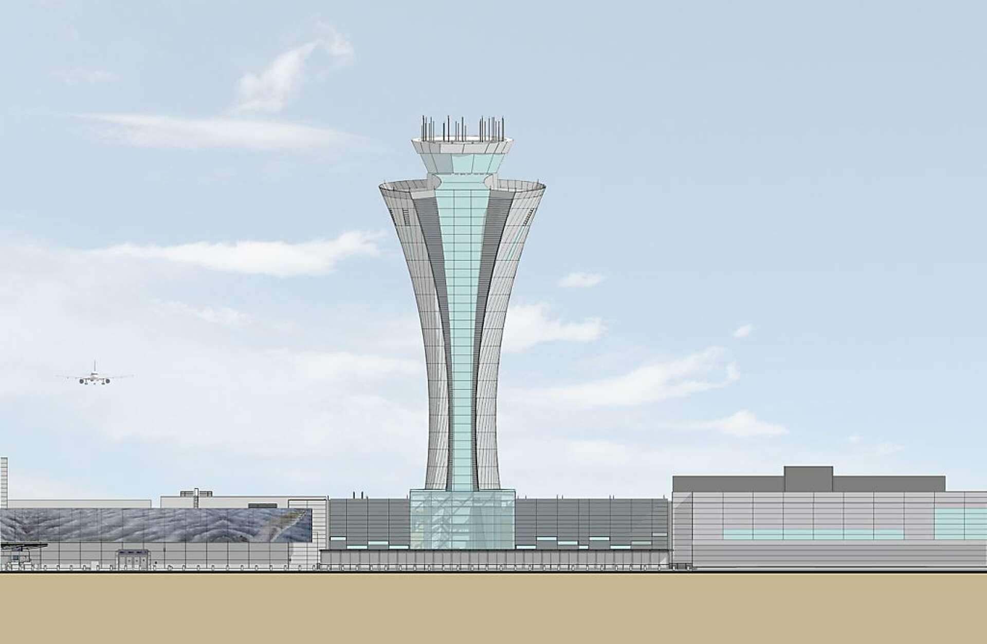 New SFO control tower will have a torch-like air