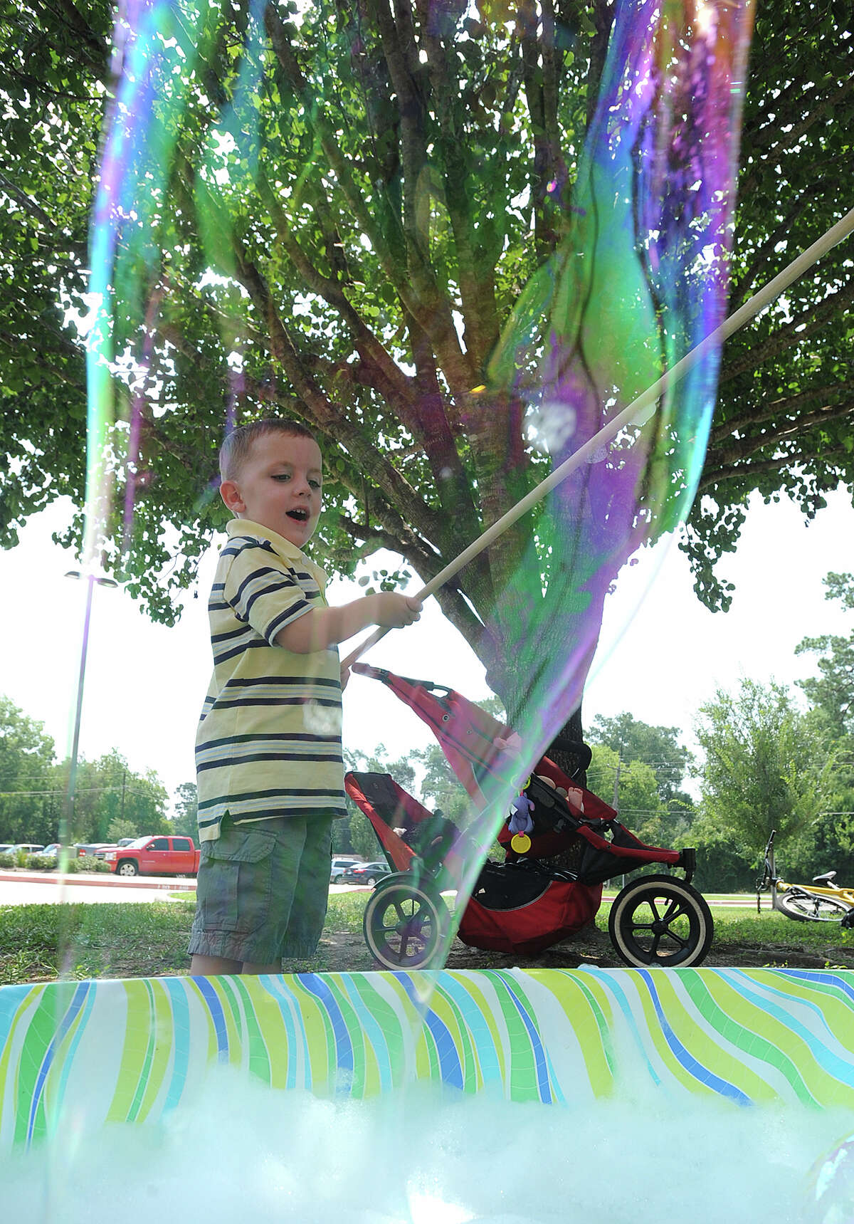 Kids go gaga for Bubble Day