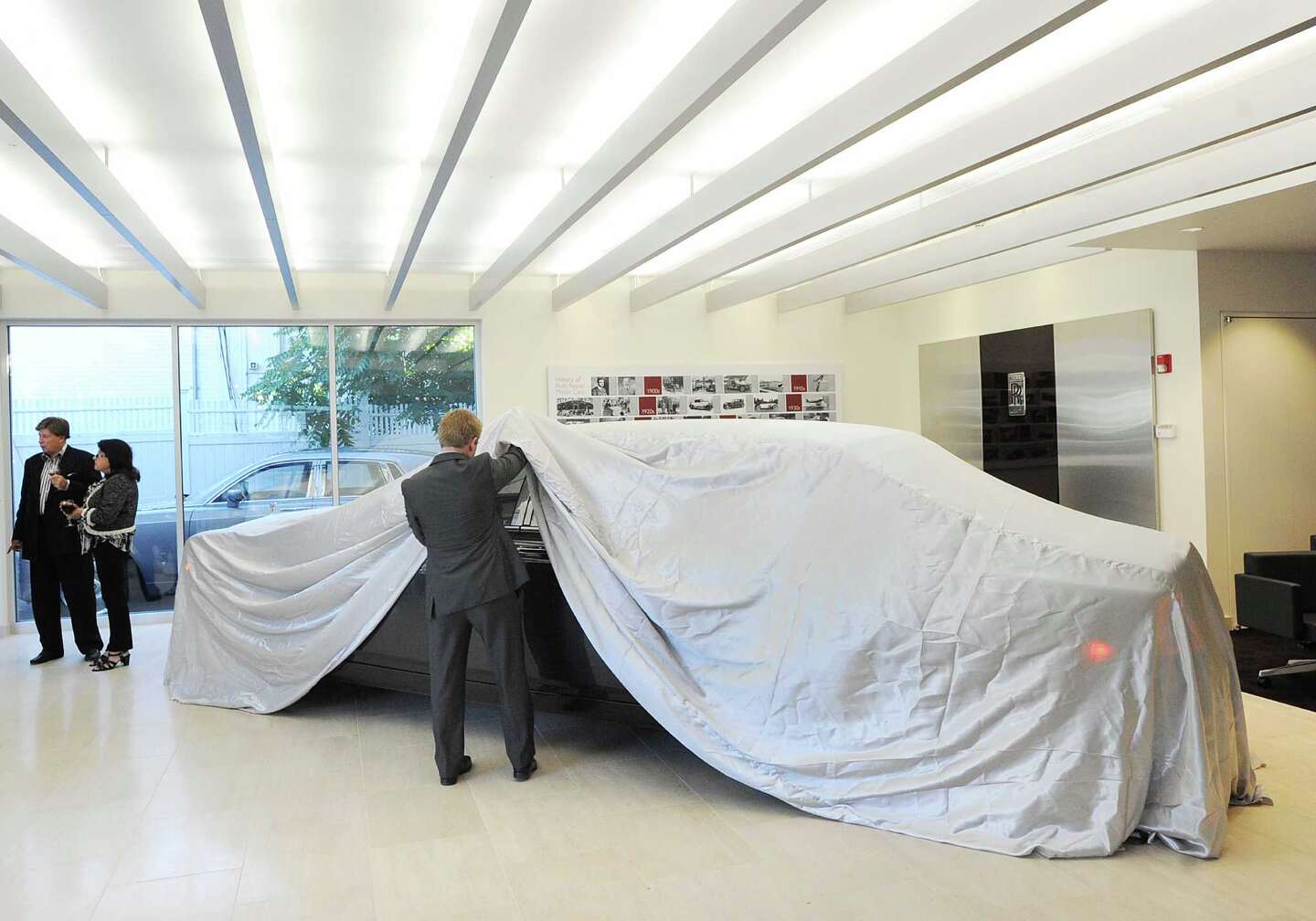Greenwich dealer unveils new Rolls-Royce