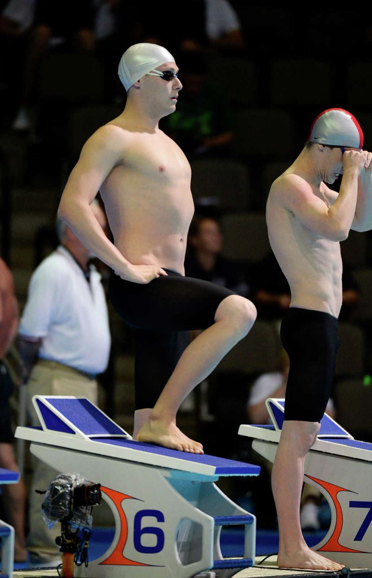 Aggie, not Chandler, with shock in 100 breaststroke