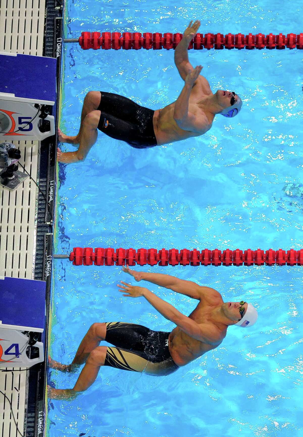 Aggie, not Chandler, with shock in 100 breaststroke