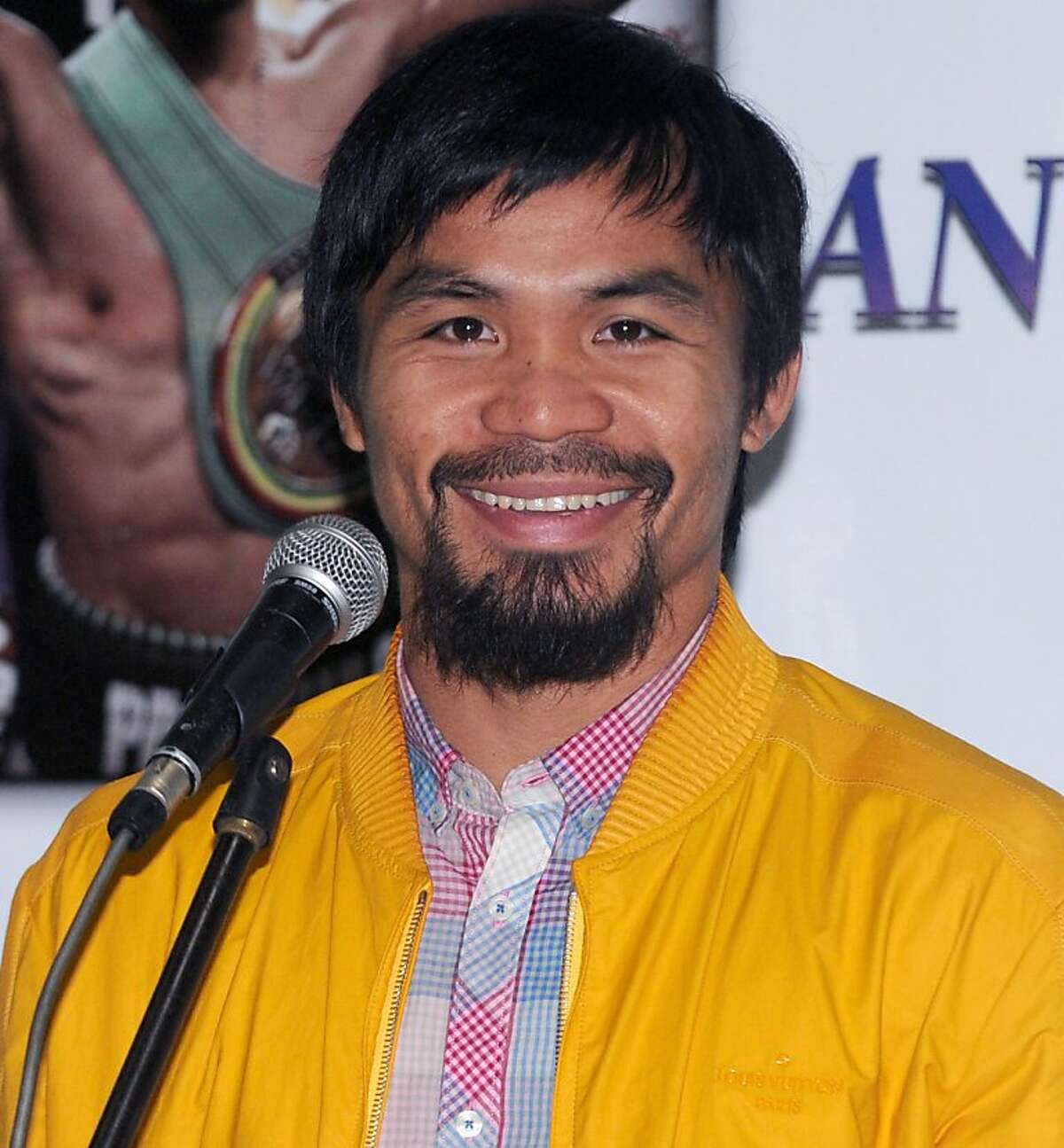 Sports people: David Beckham, Manny Pacquiao