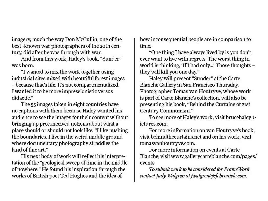 Bruce Haley: No regrets