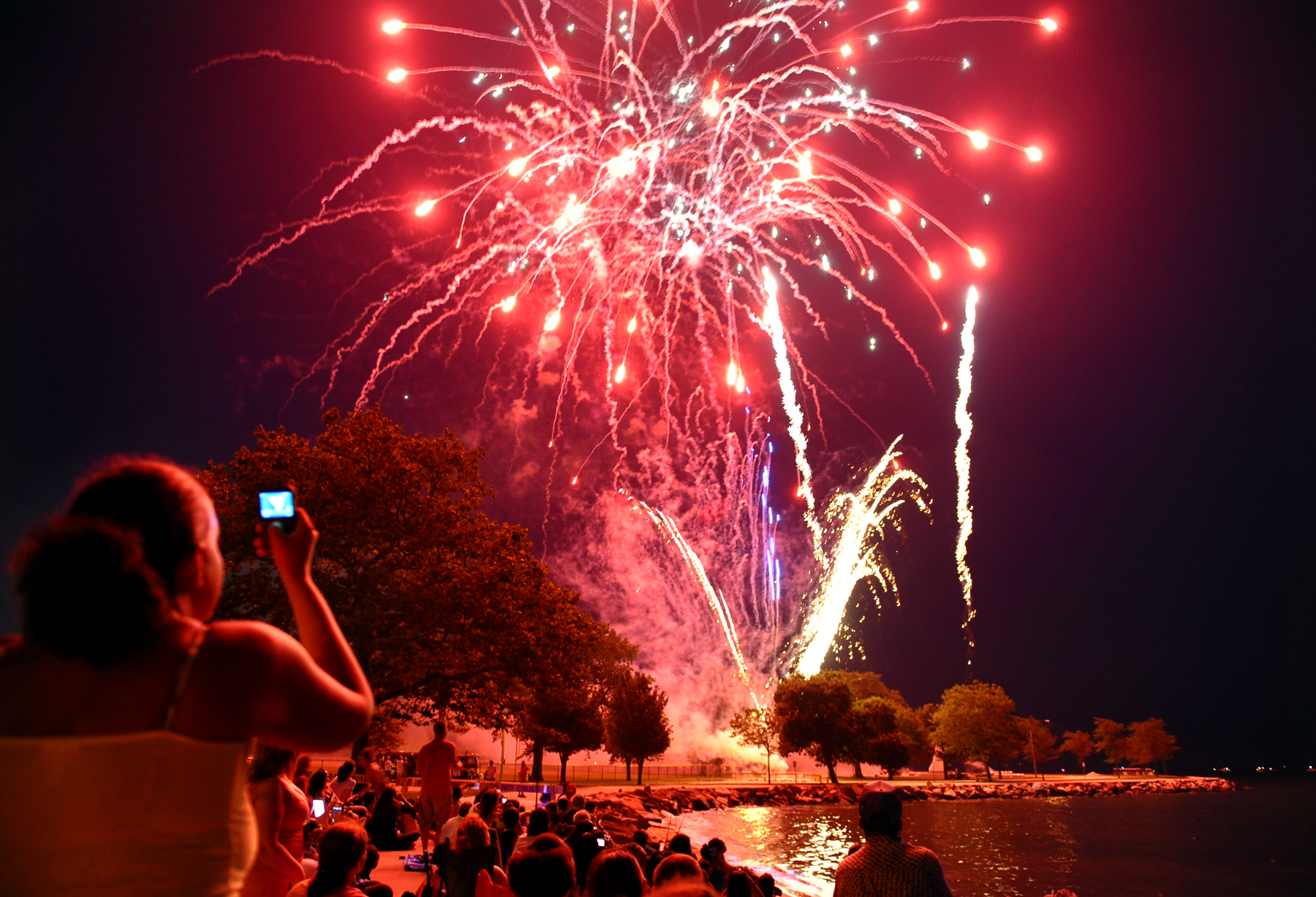 Barnum Festival fireworks