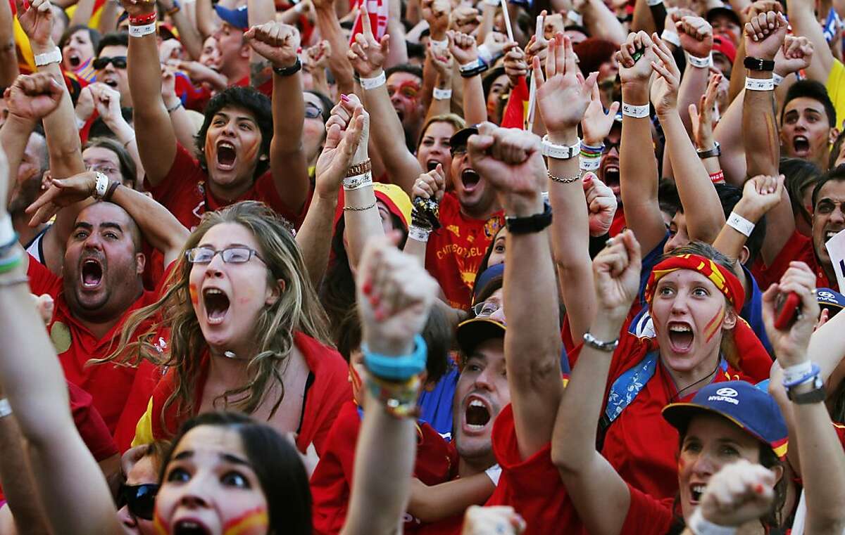 North Beach soccer fans take Spain's win in stride
