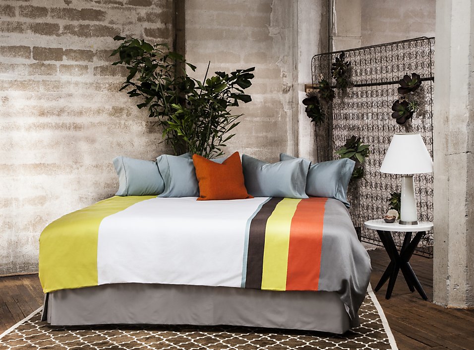 S.F. 7-by-7 mattress fits a king-size niche