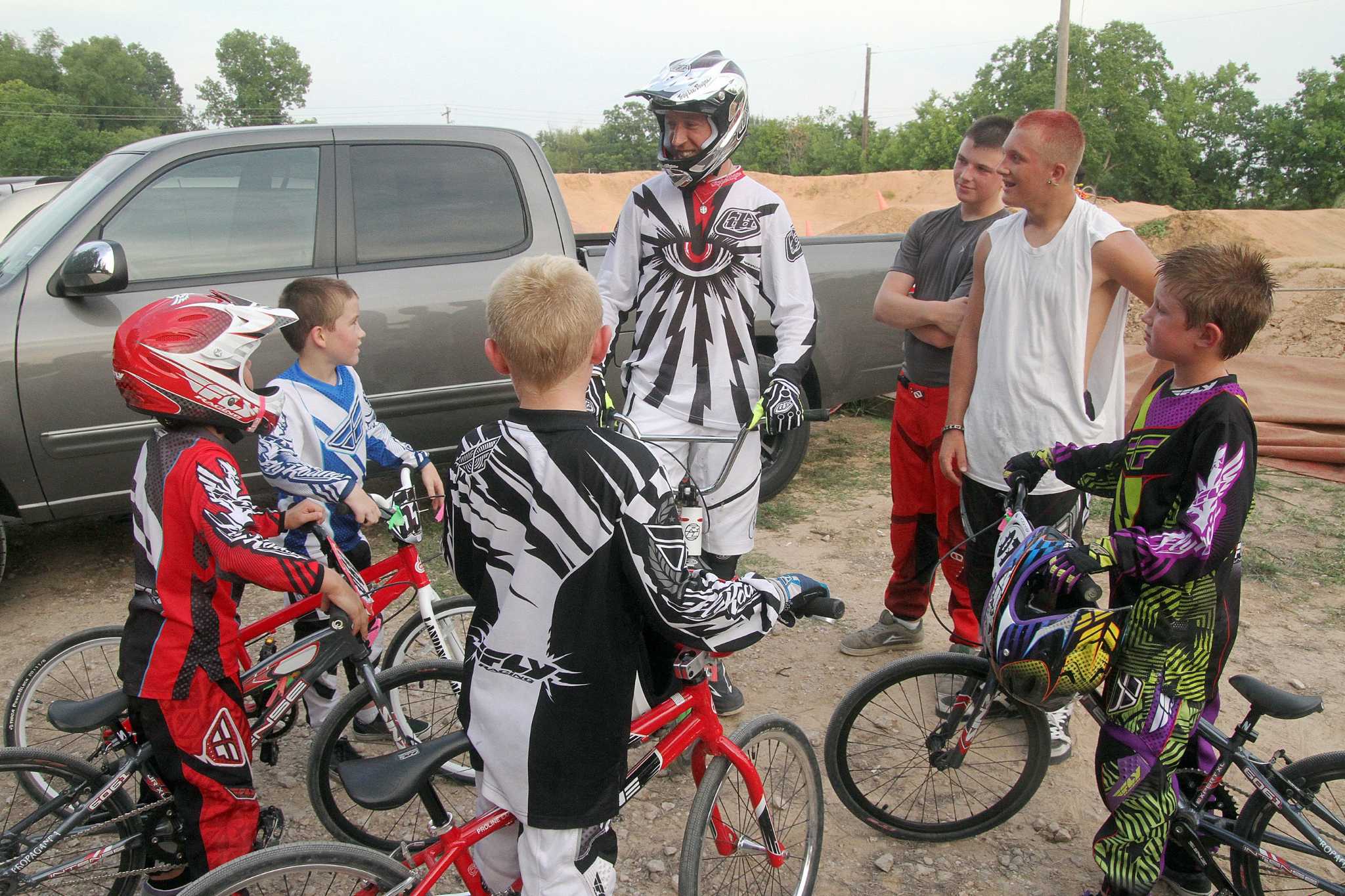 Racers heat up BMX track