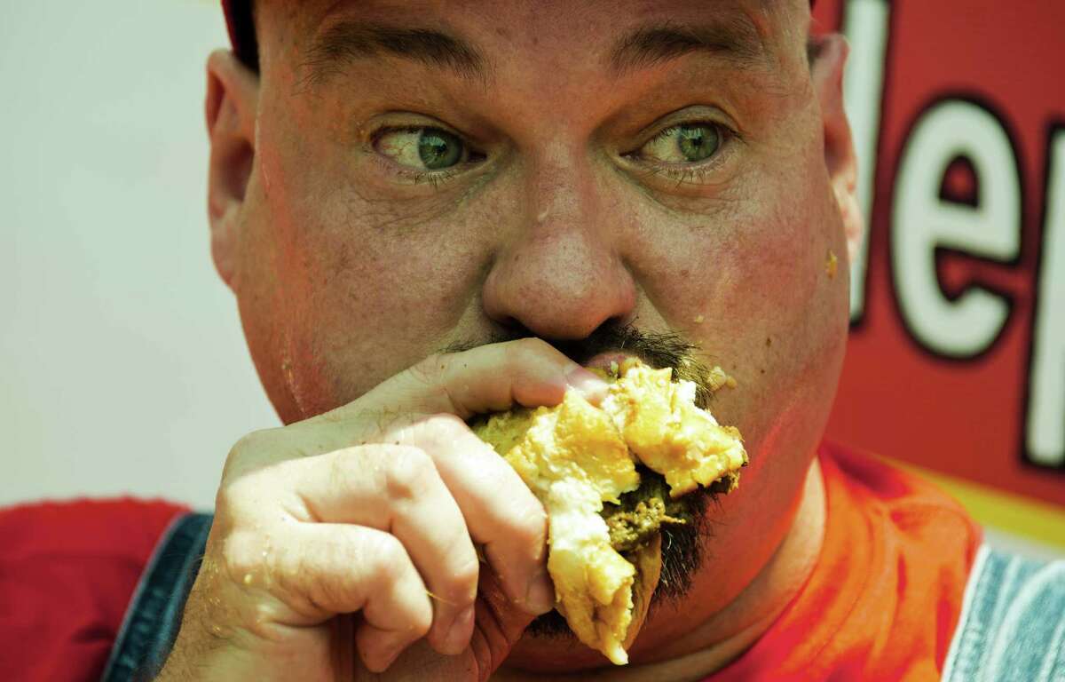 Hamburger-eating contest