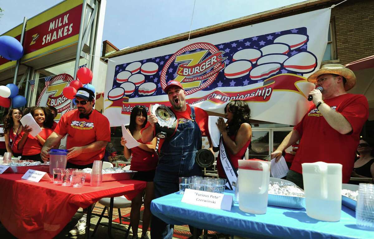 Hamburger-eating contest