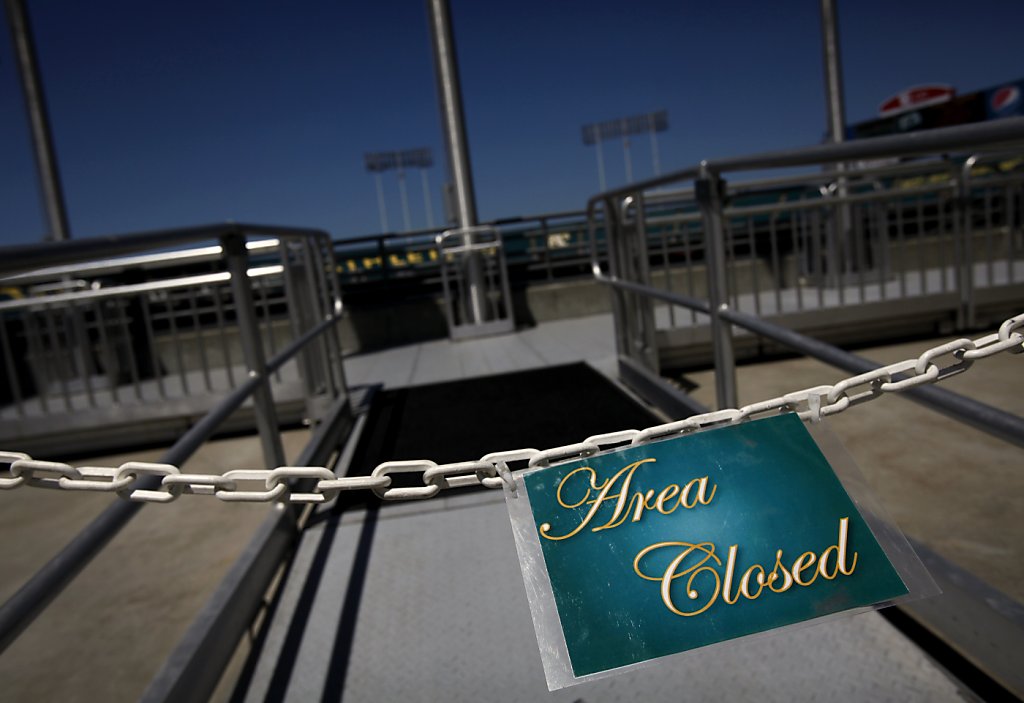 A's fan group demands tarp removal