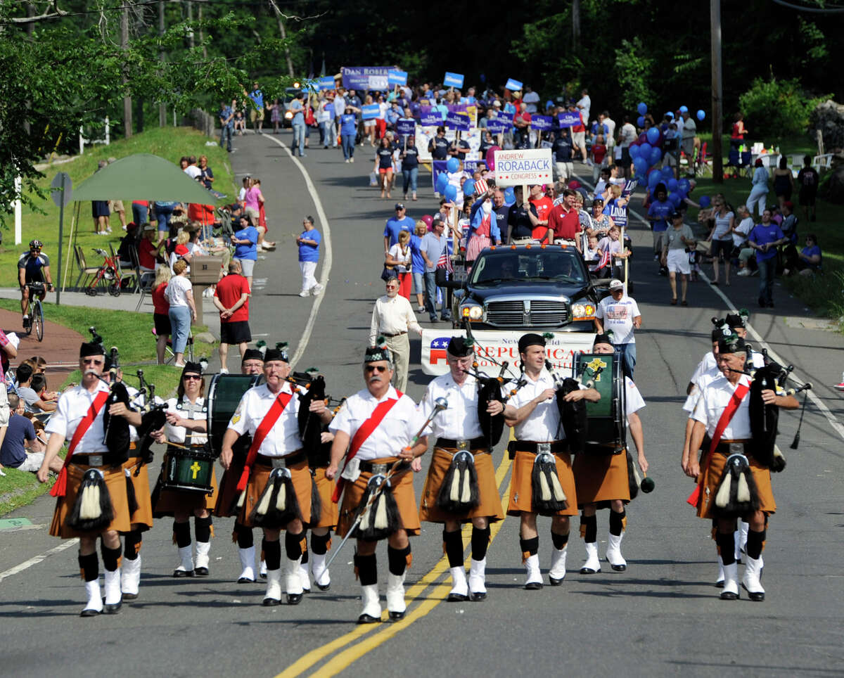 Festive parade for the Fourth