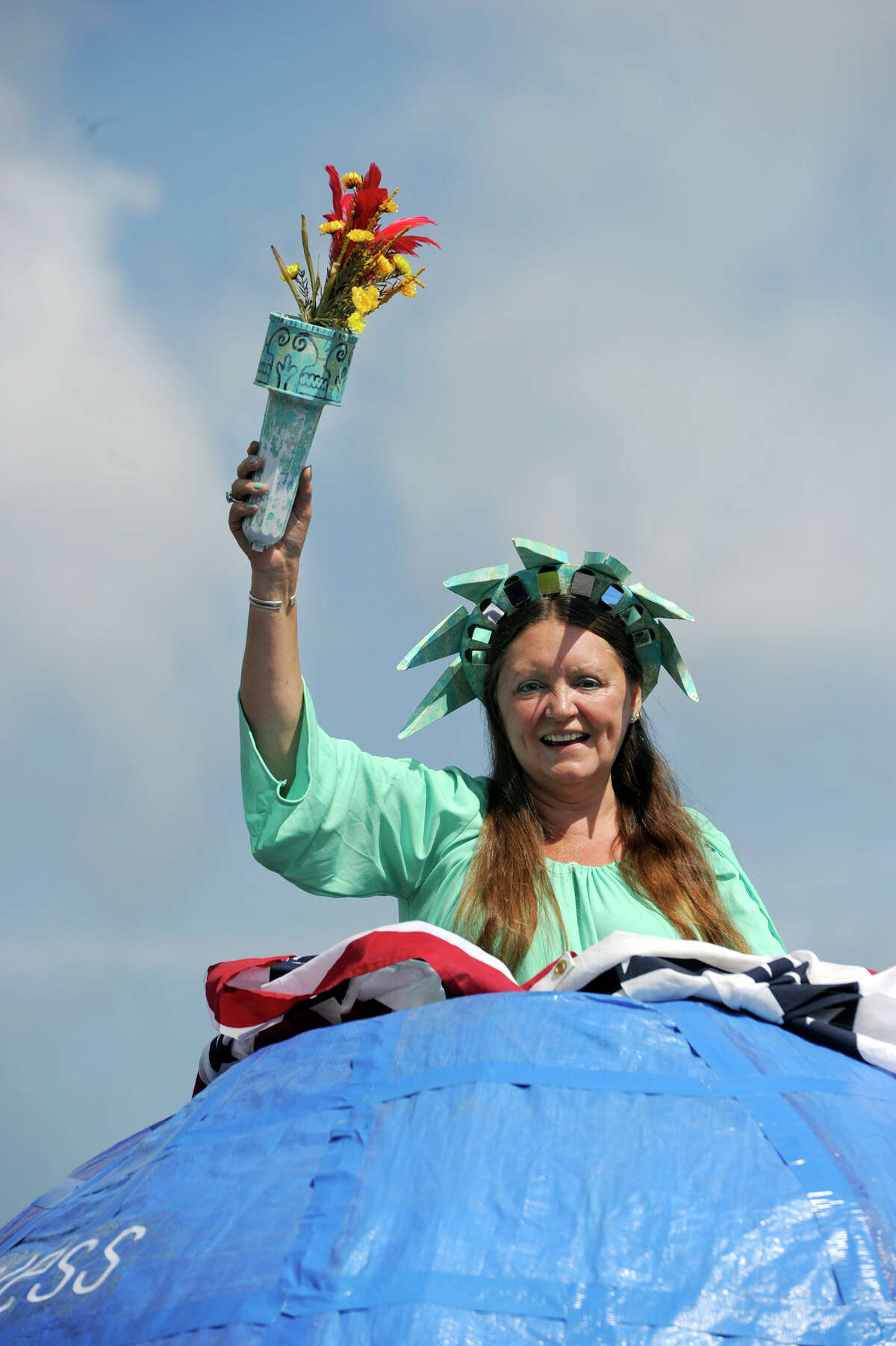 Festive parade for the Fourth