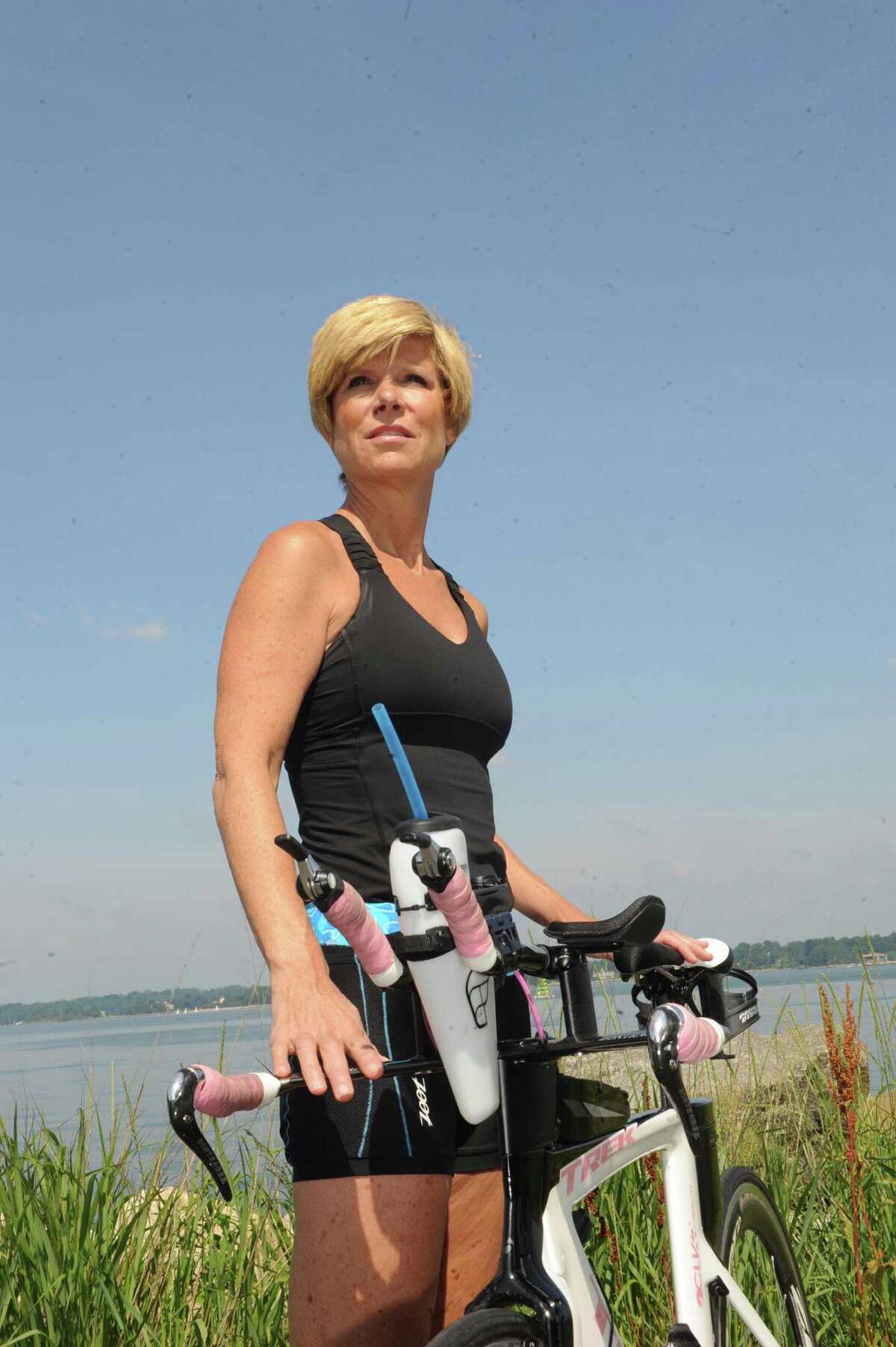 Brown overcomes breast cancer to compete in NYC Triathlon