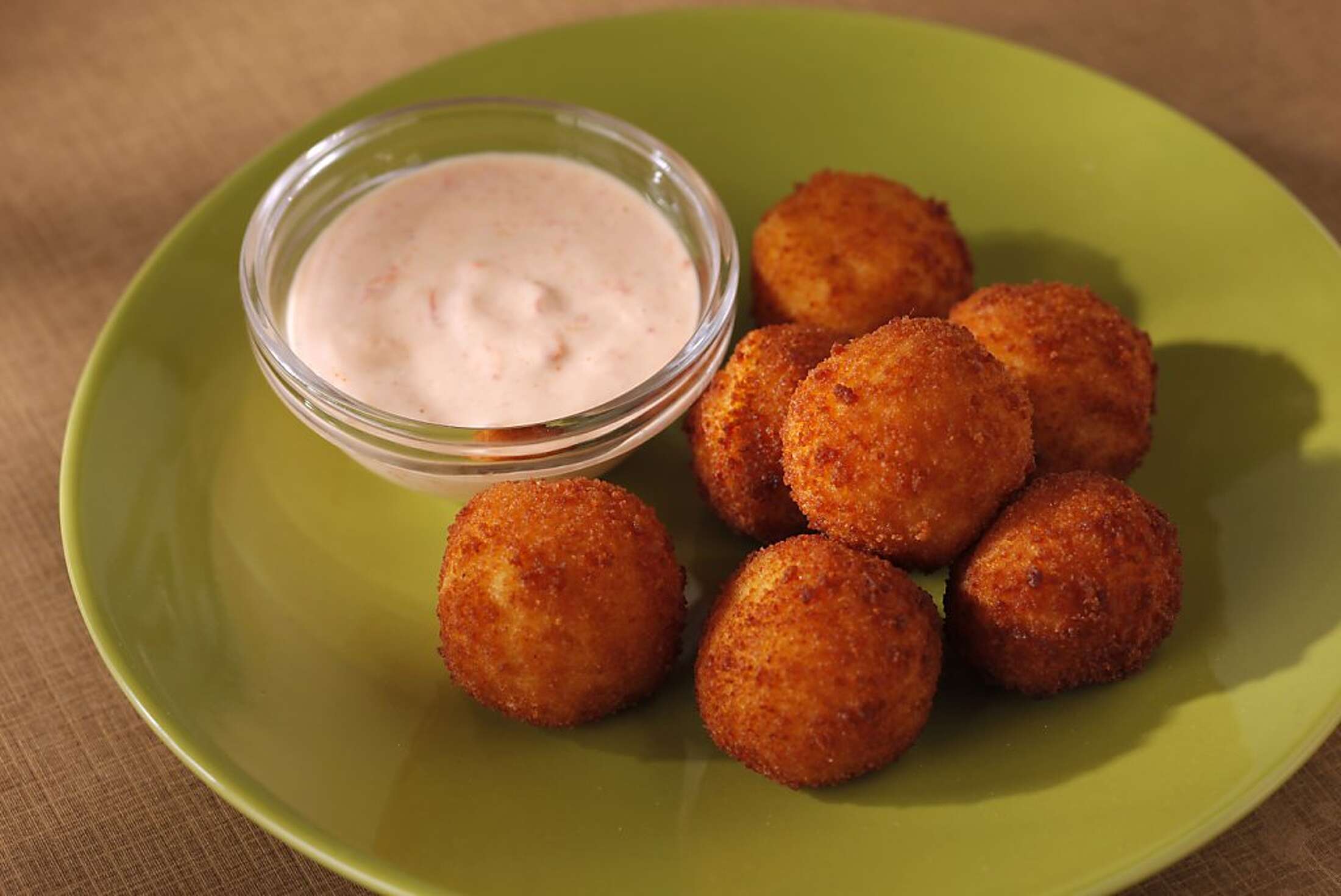 Arancini Polenta Cheese Balls can hold surprise