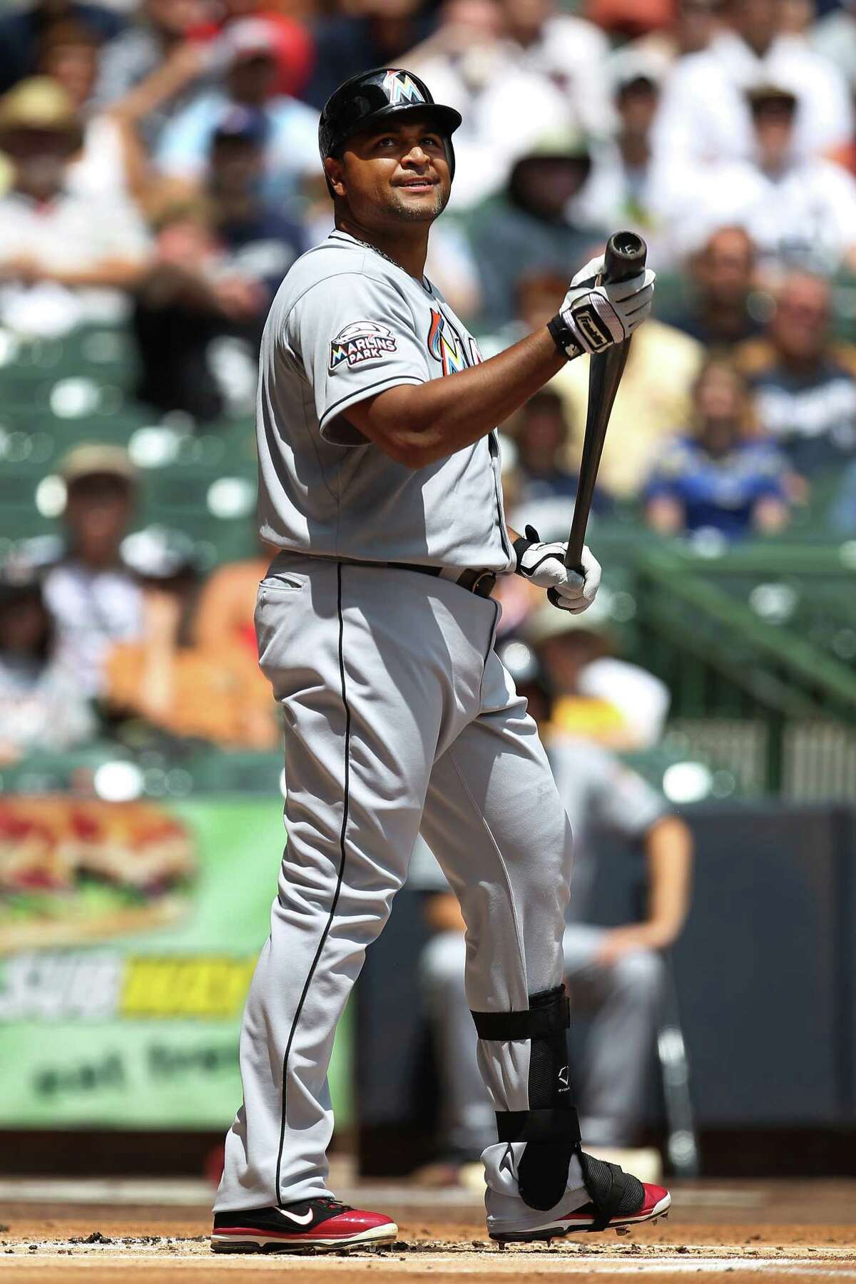 Carlos Lee's first game as a Marlin
