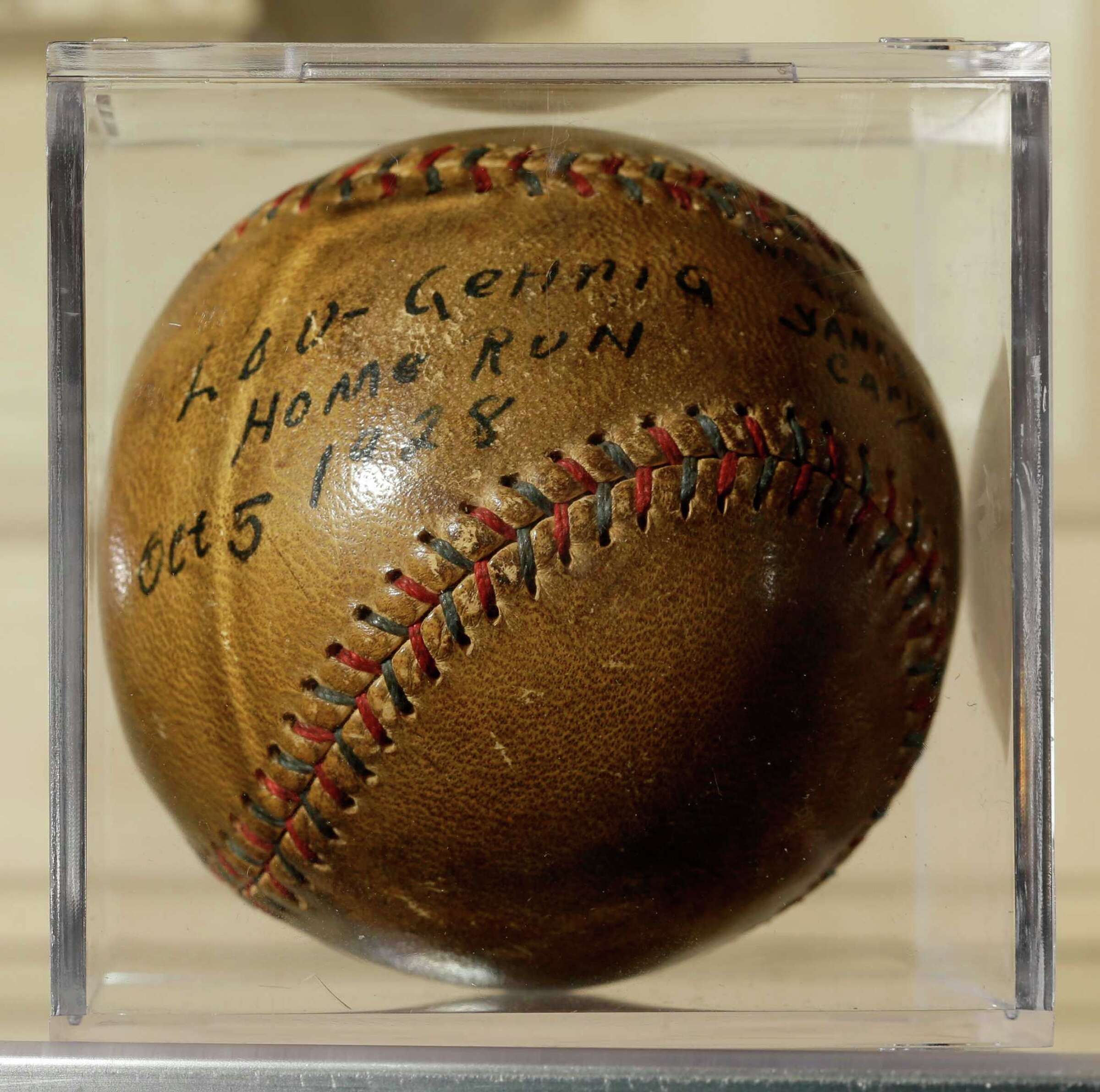 Stamford family selling Lou Gehrig's home run ball