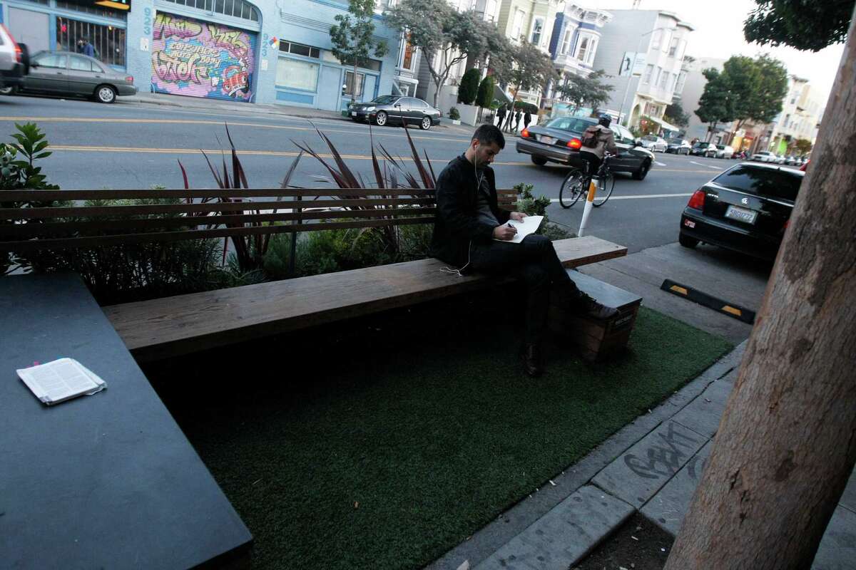 Going green one parking space at a time