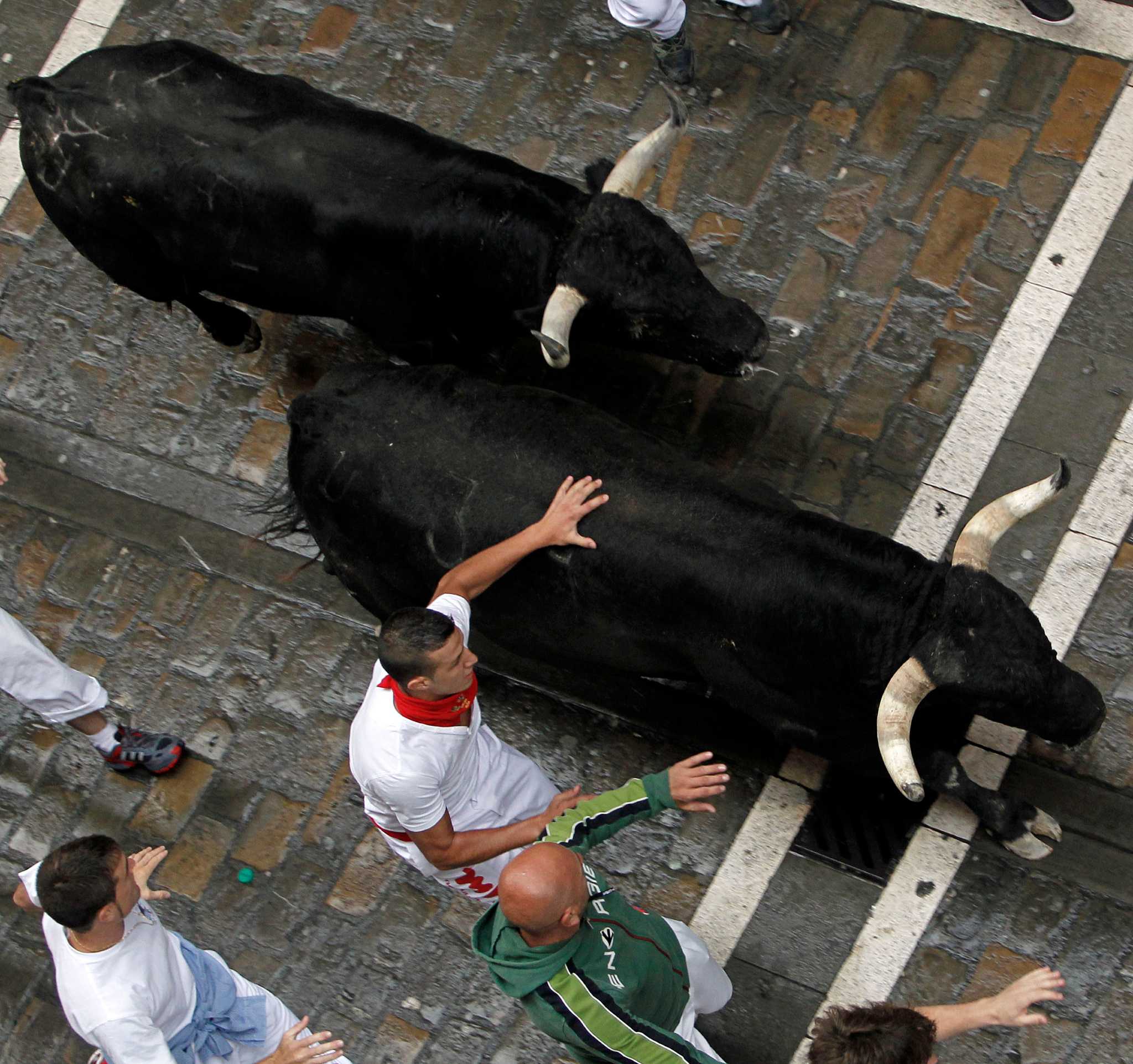 Running of the bulls: Saturday at Pamplona