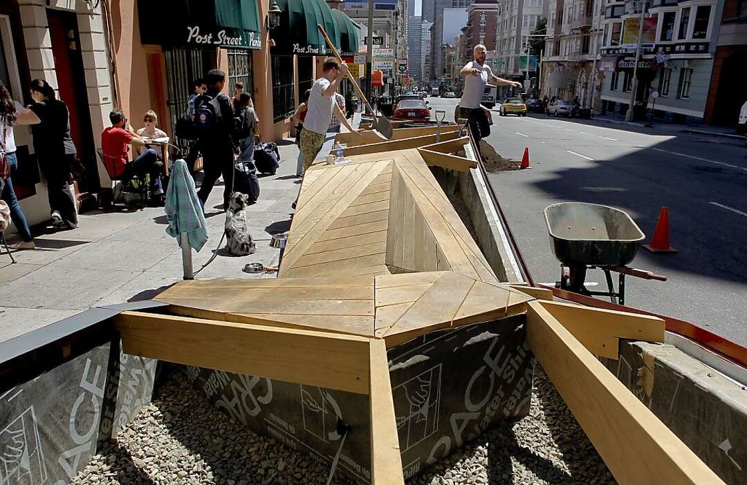 SF parklets a homegrown effort