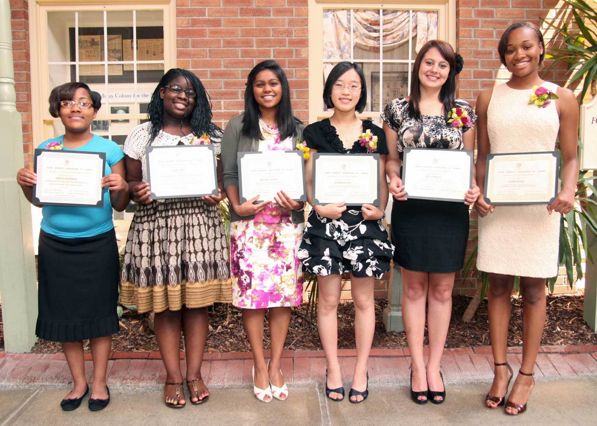 Your best shot: Girls win scholarships