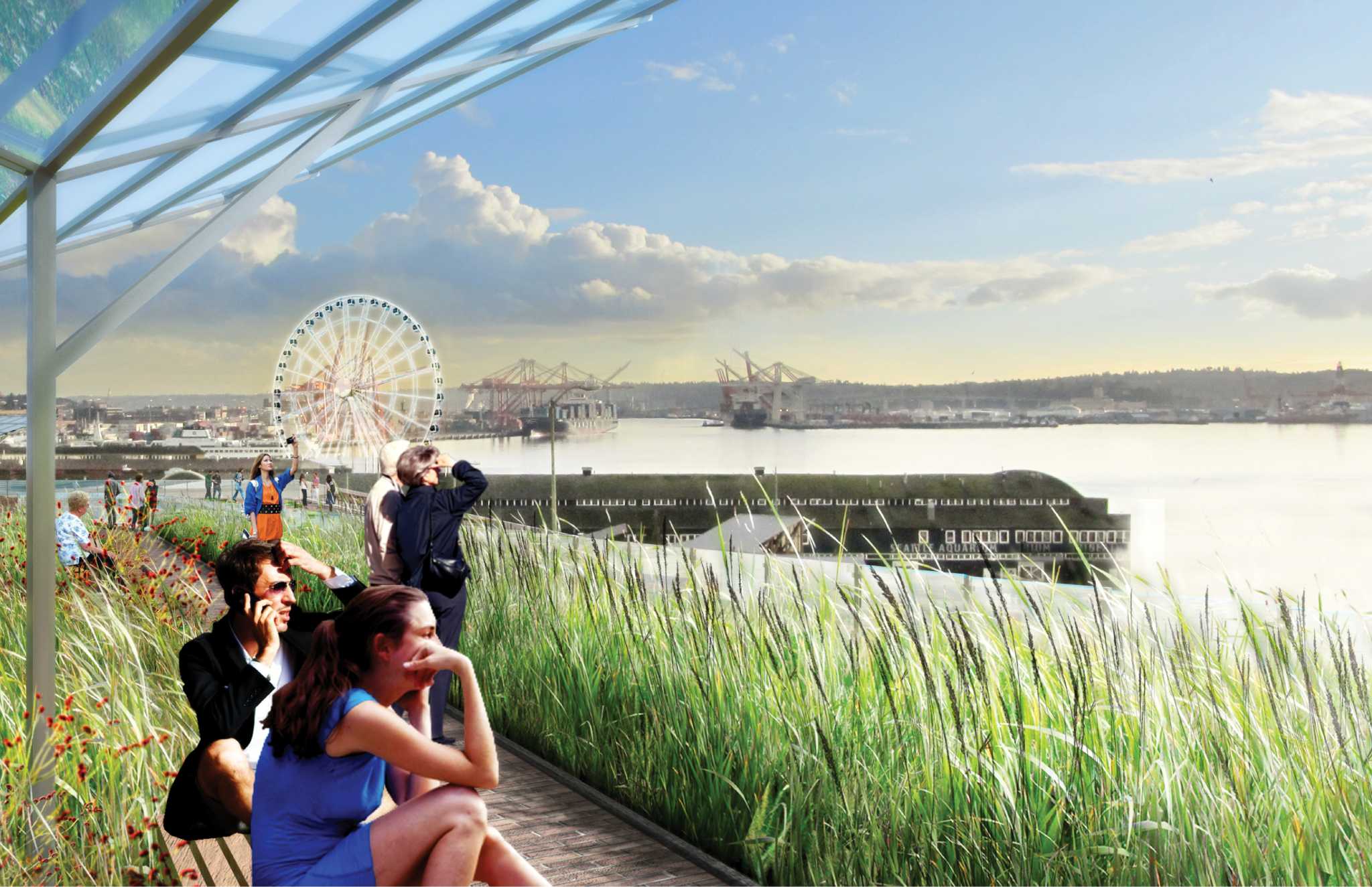 Seattle's new waterfront: Latest looks
