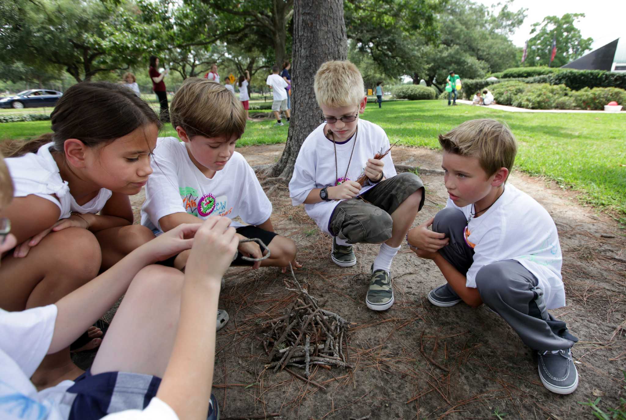 At Survivor Camp, kids live by their wits