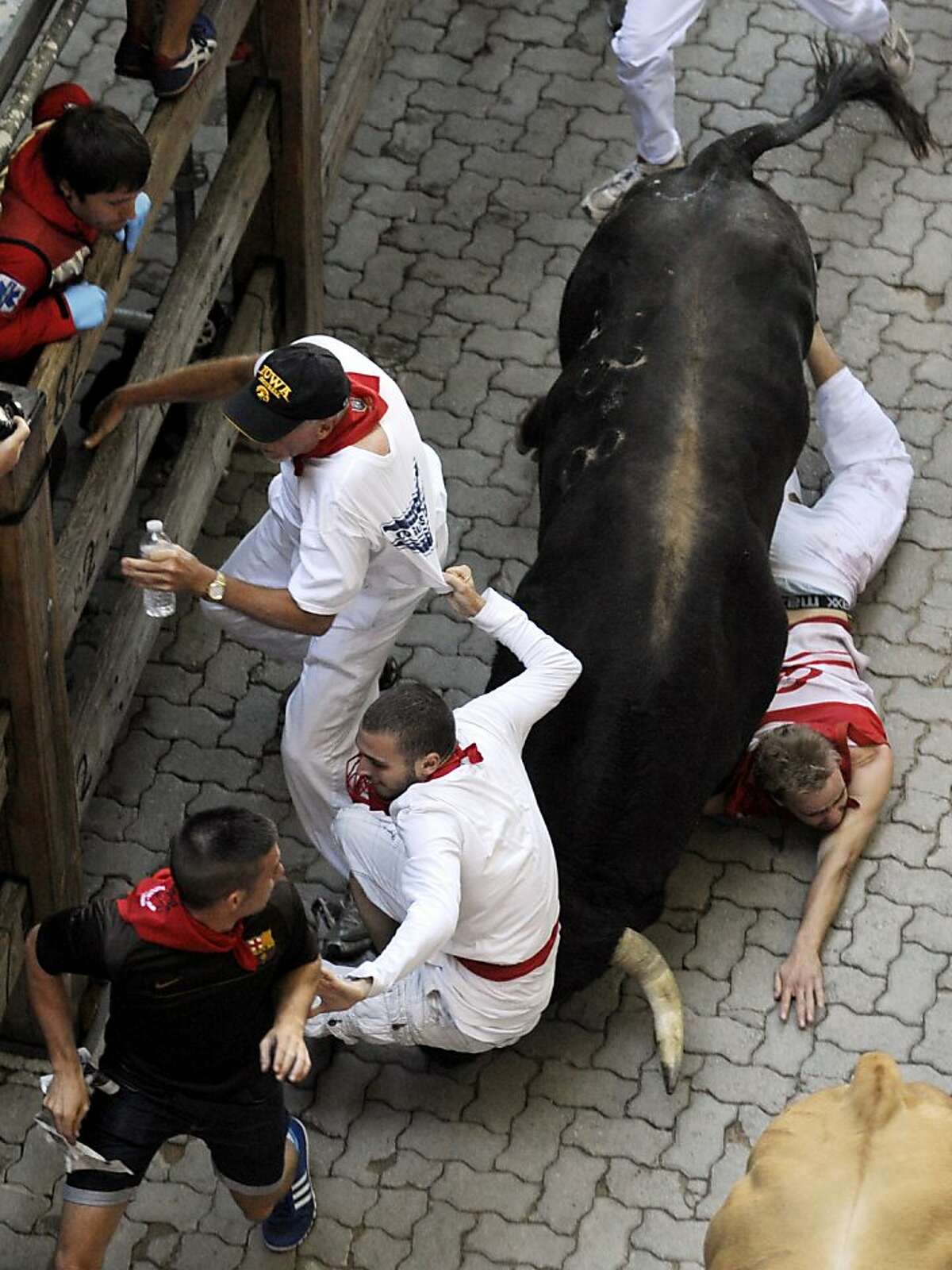 Day 7 of Pamplona's bull run