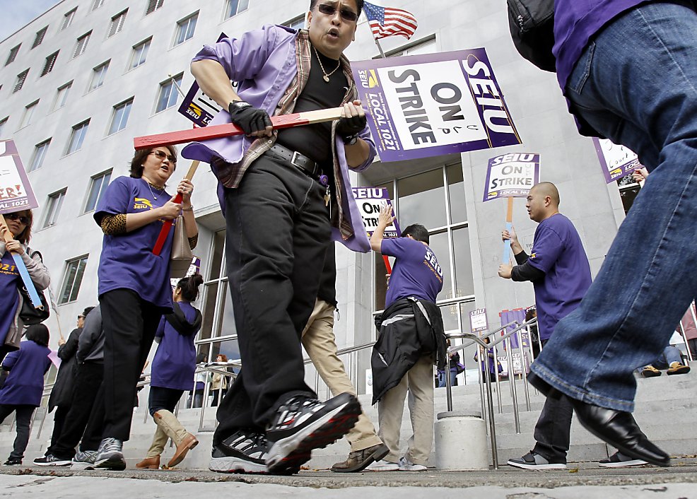 Surprise strike closes SF courtrooms