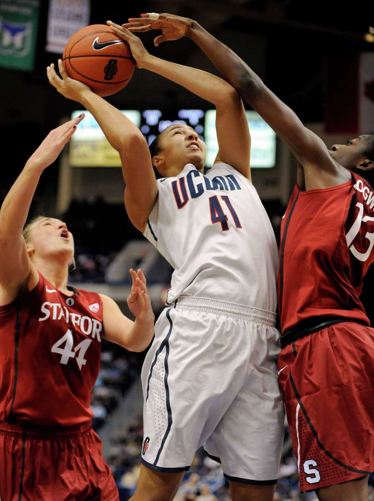 UConn's Stokes, recovering from torn tendon, eager to improve