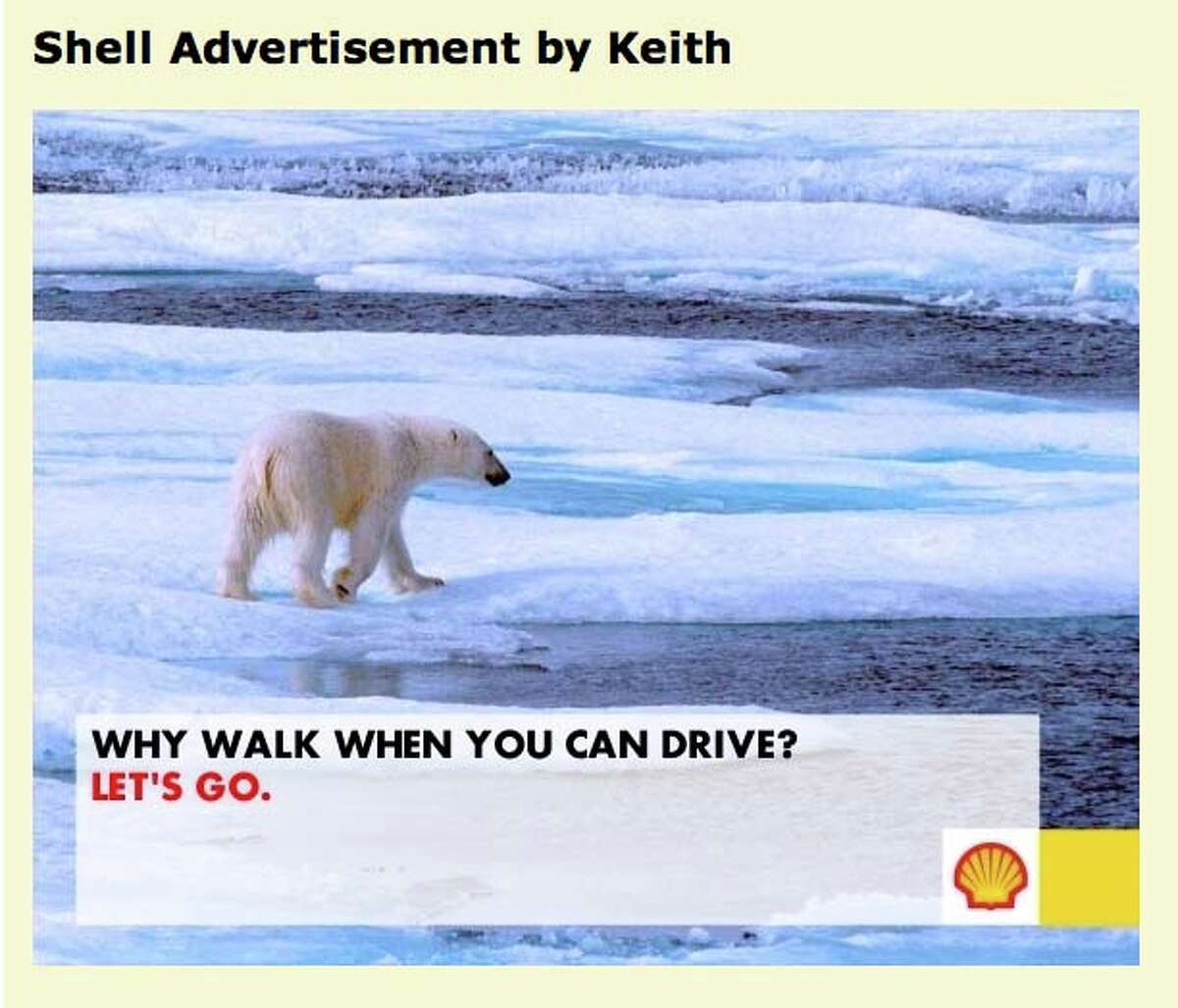 Greenpeace unveils billboard in Texas that spoofs Shell ad