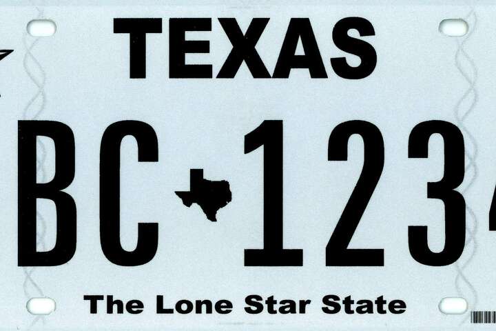 Texas license plates through the years